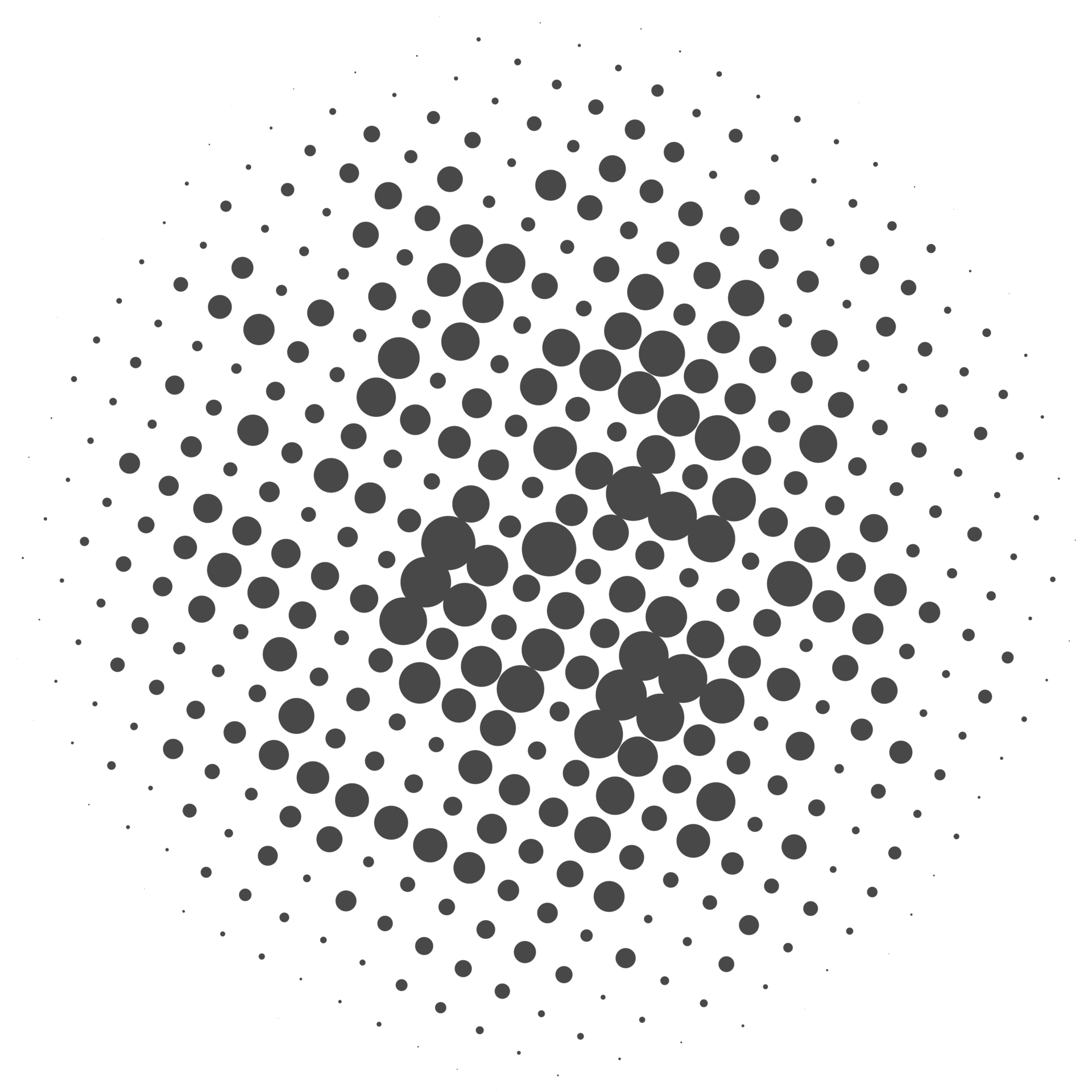 Circle Dots With Halftone Pattern Round Gradient Background Elements With Gradation Points