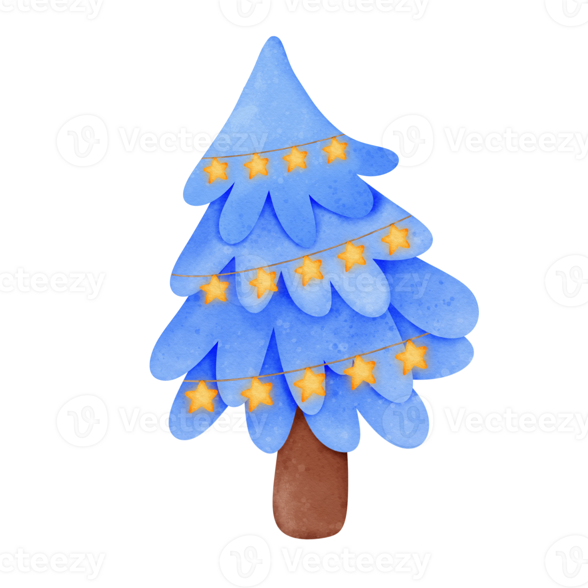 Christmas Tree Christmas Cartoon Christmas Tree Hand Drawn