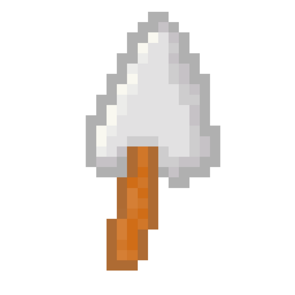 Spade Shovel Pixel Art 30347847 Png