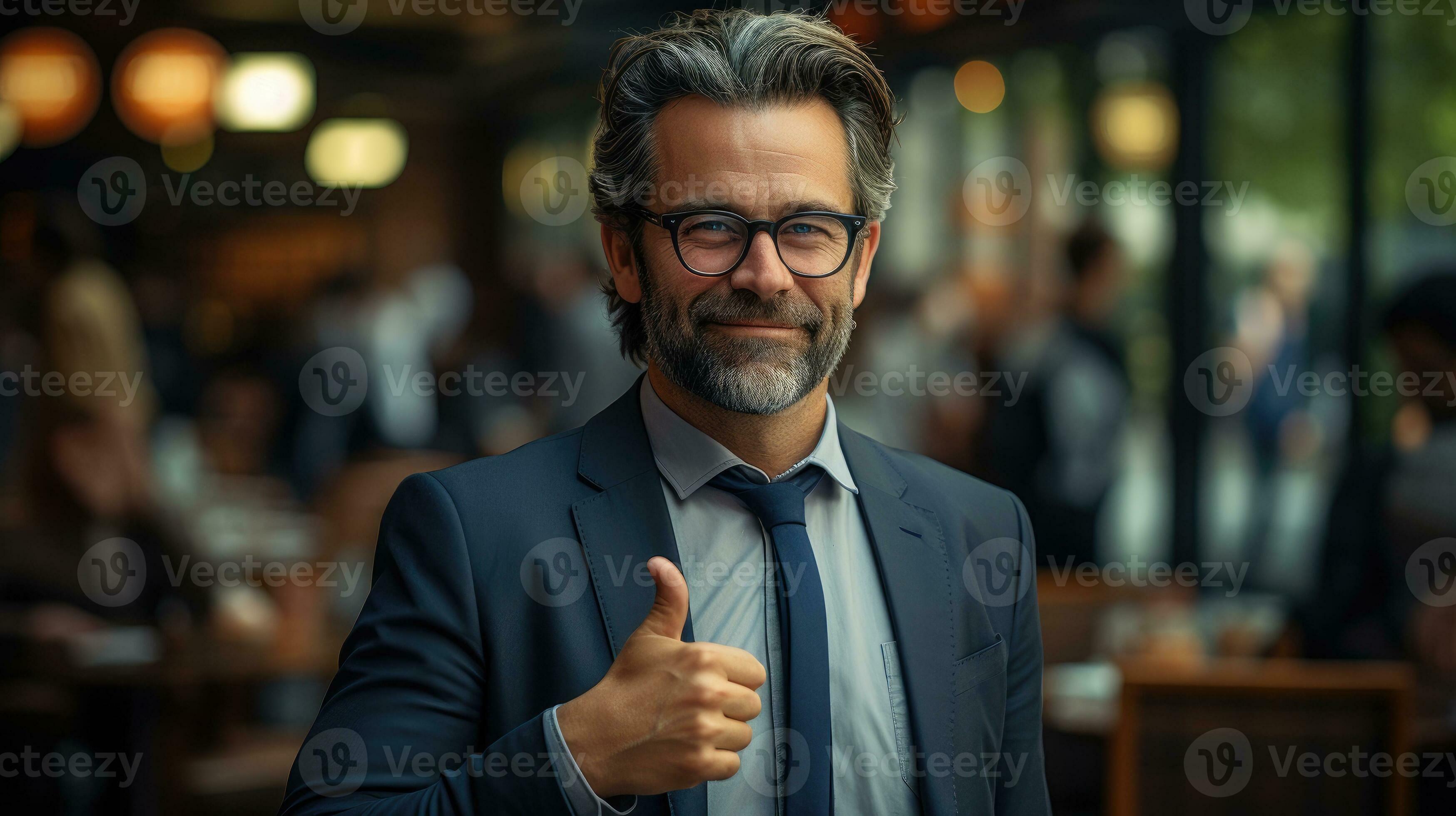 Businessman showing thumb up AI Generated 30351902 Stock Photo at Vecteezy Businessman showing thumb up AI Generated 30351902 Stock Photo at Vecteezy
