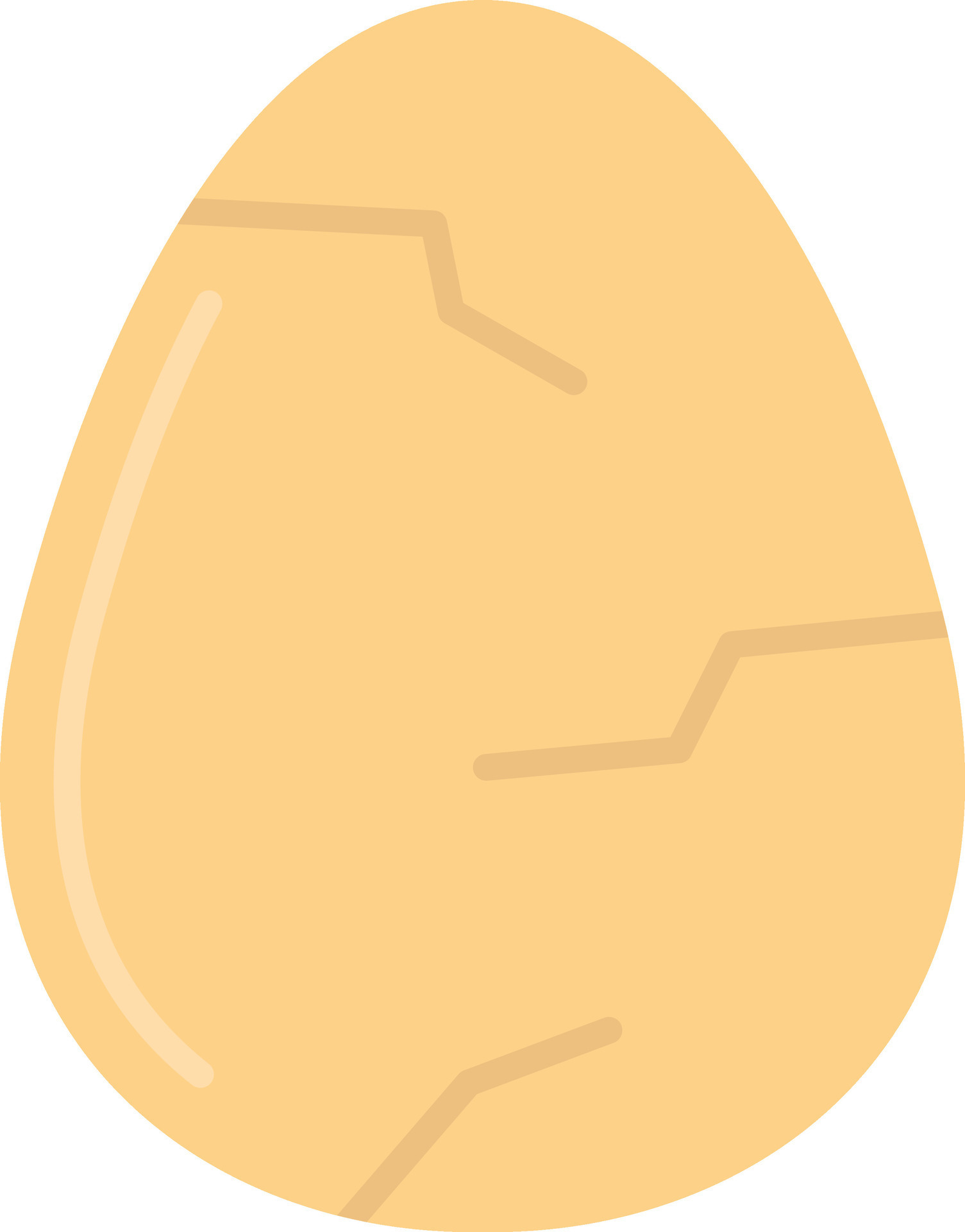 Cracked Egg Vector Icon 30373667 Vector Art At Vecteezy