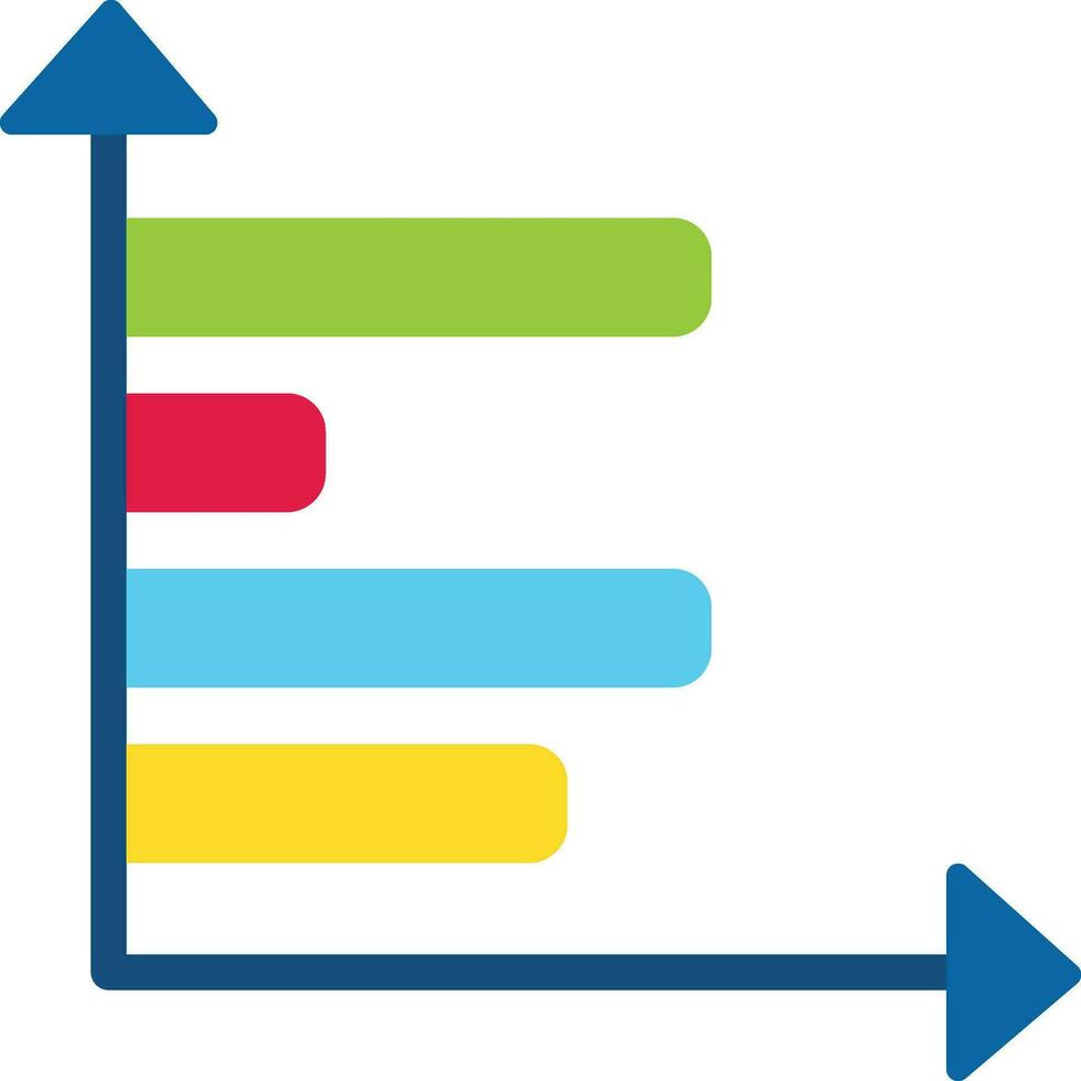 Horizontal Bar Chart Vector Icon 30375674 Vector Art at Vecteezy
