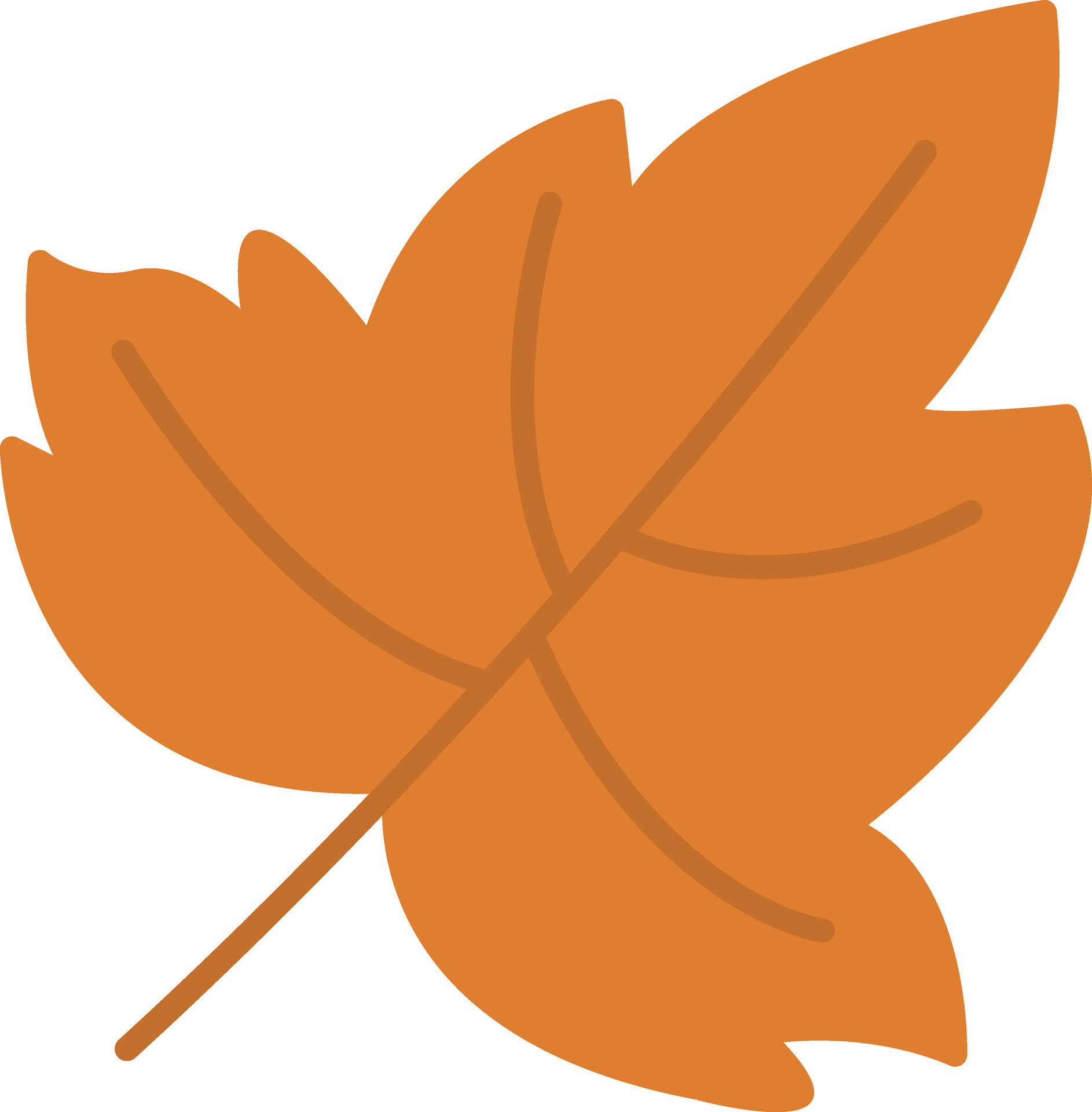 Dry Leaves Vector Icon 30375806 Vector Art At Vecteezy