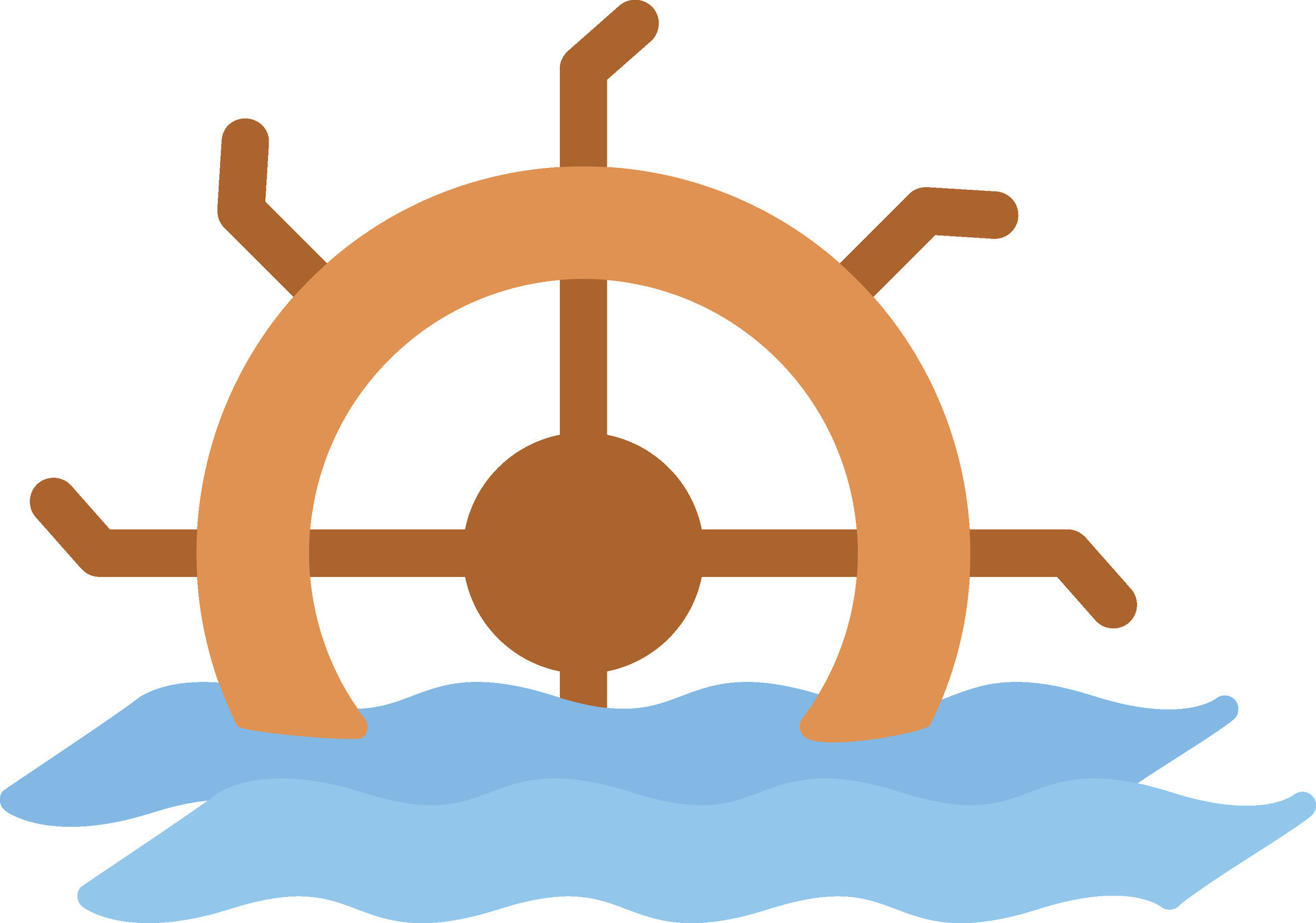 Water Mill Vector Icon 30376044 Vector Art At Vecteezy