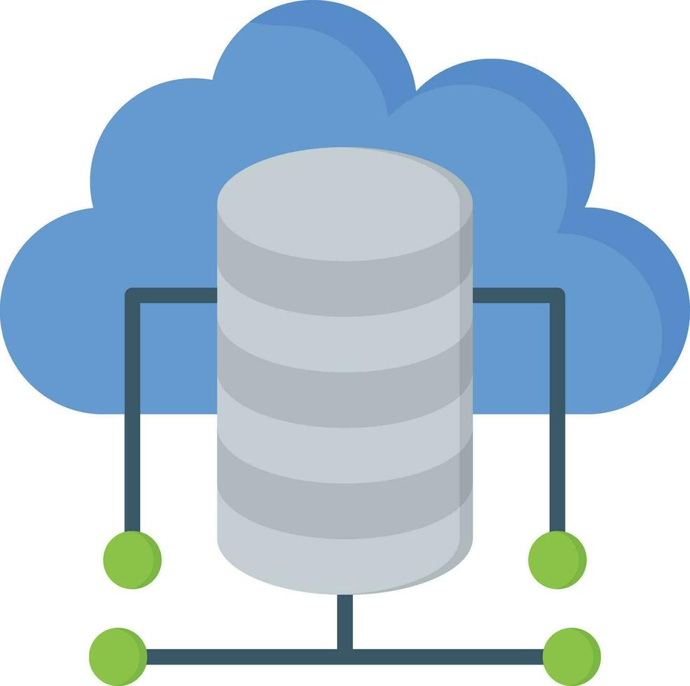 Cloud Database Vector Icon 30378725 Vector Art at Vecteezy