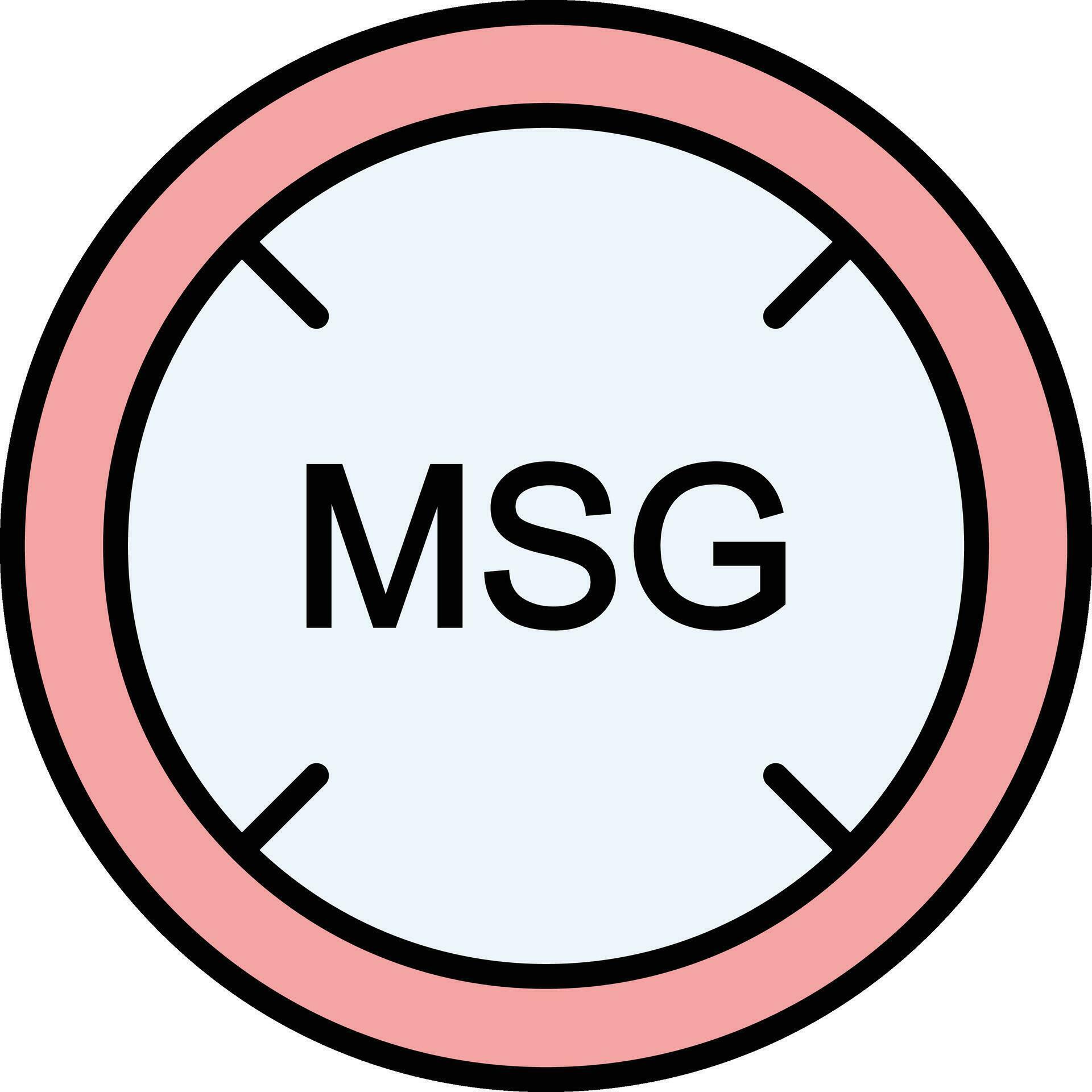 Msg Vector Icon 30381272 Vector Art at Vecteezy