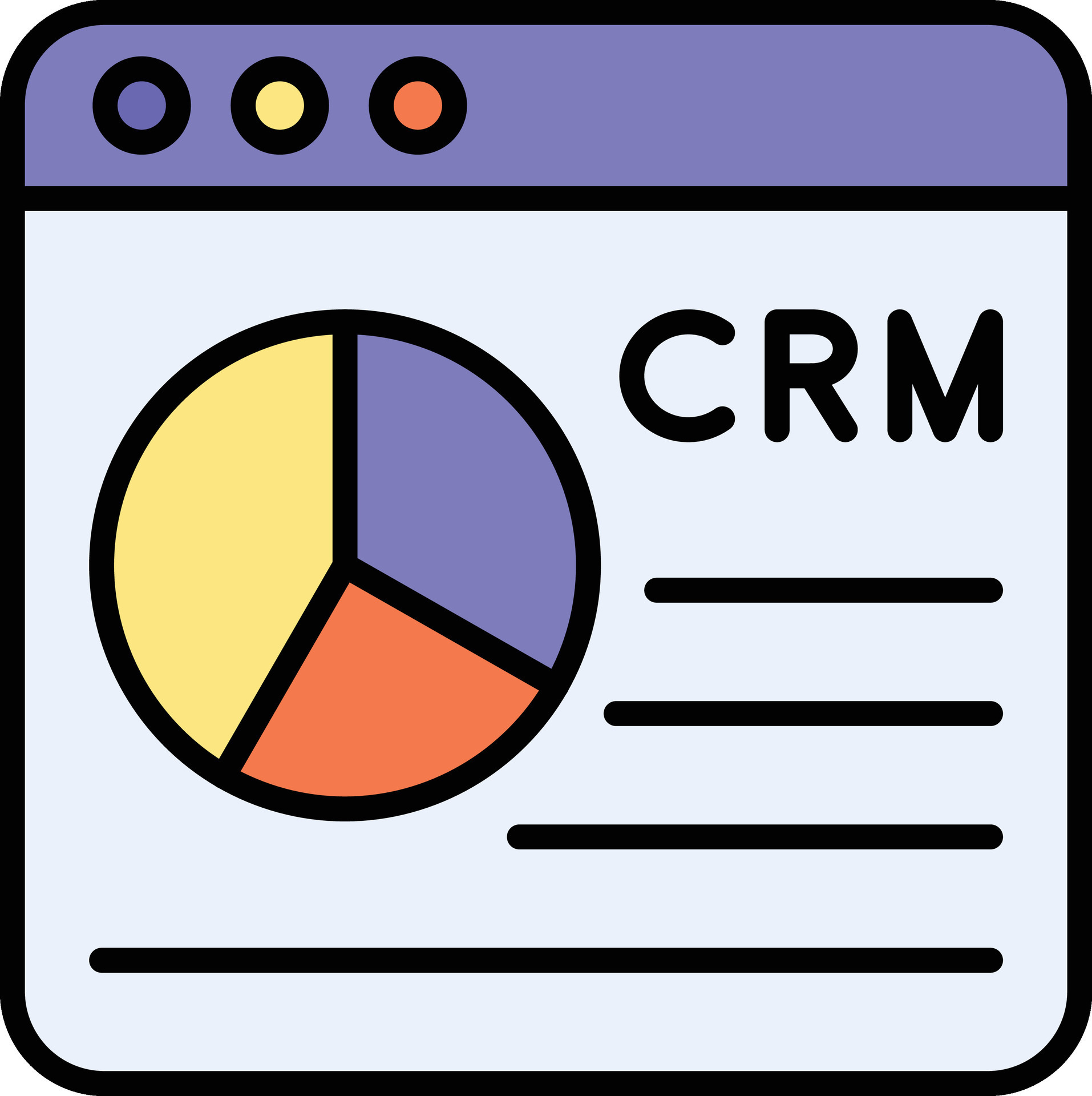 Crm Vector Icon 30382075 Vector Art At Vecteezy