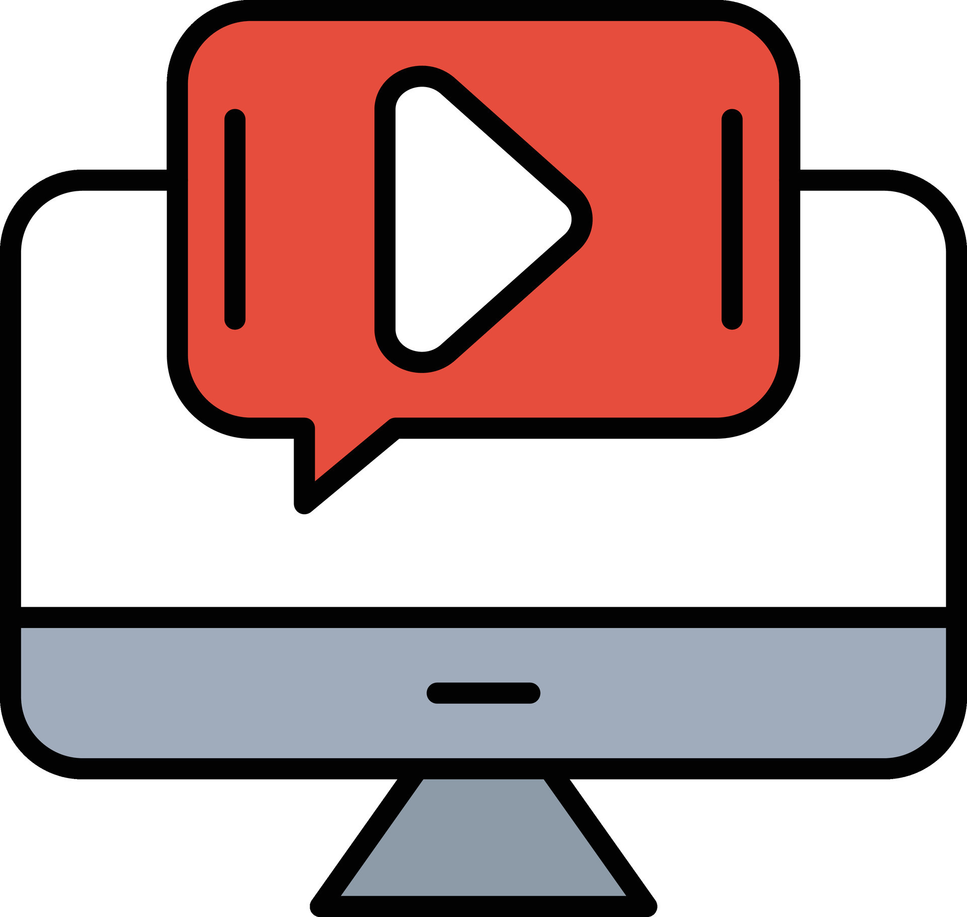 Video Tutorial Vector Icon 30382374 Vector Art at Vecteezy