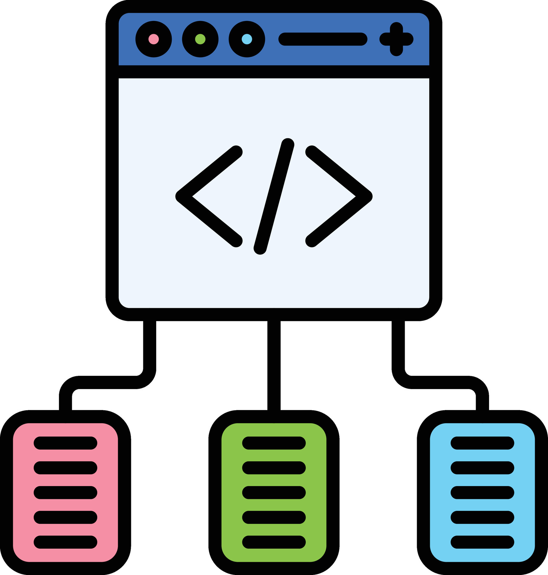 Code Framework Vector Icon 30383858 Vector Art At Vecteezy