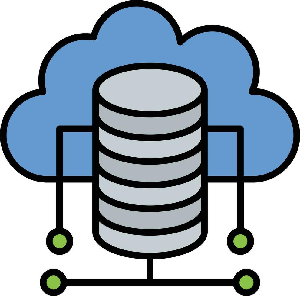 Cloud Database Vector Icon 30384276 Vector Art at Vecteezy