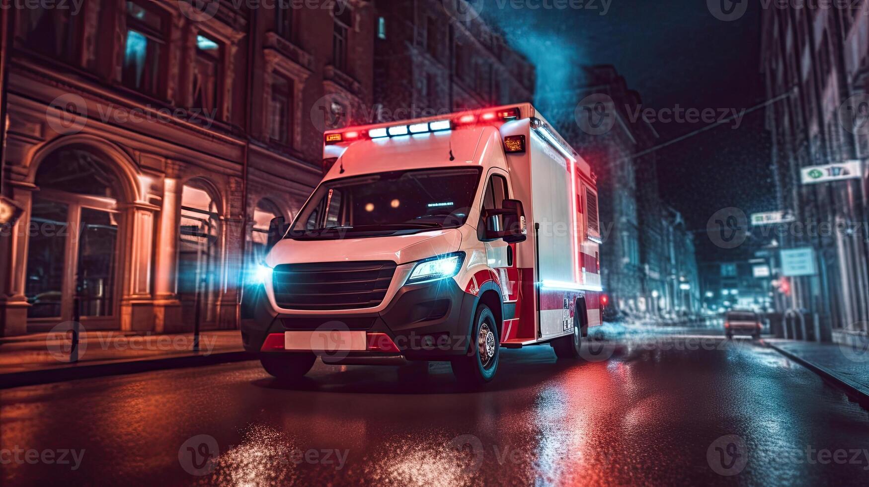 a Medical emergency ambulance driving during traffic jam on city road ... a Medical emergency ambulance driving during traffic jam on city road ...