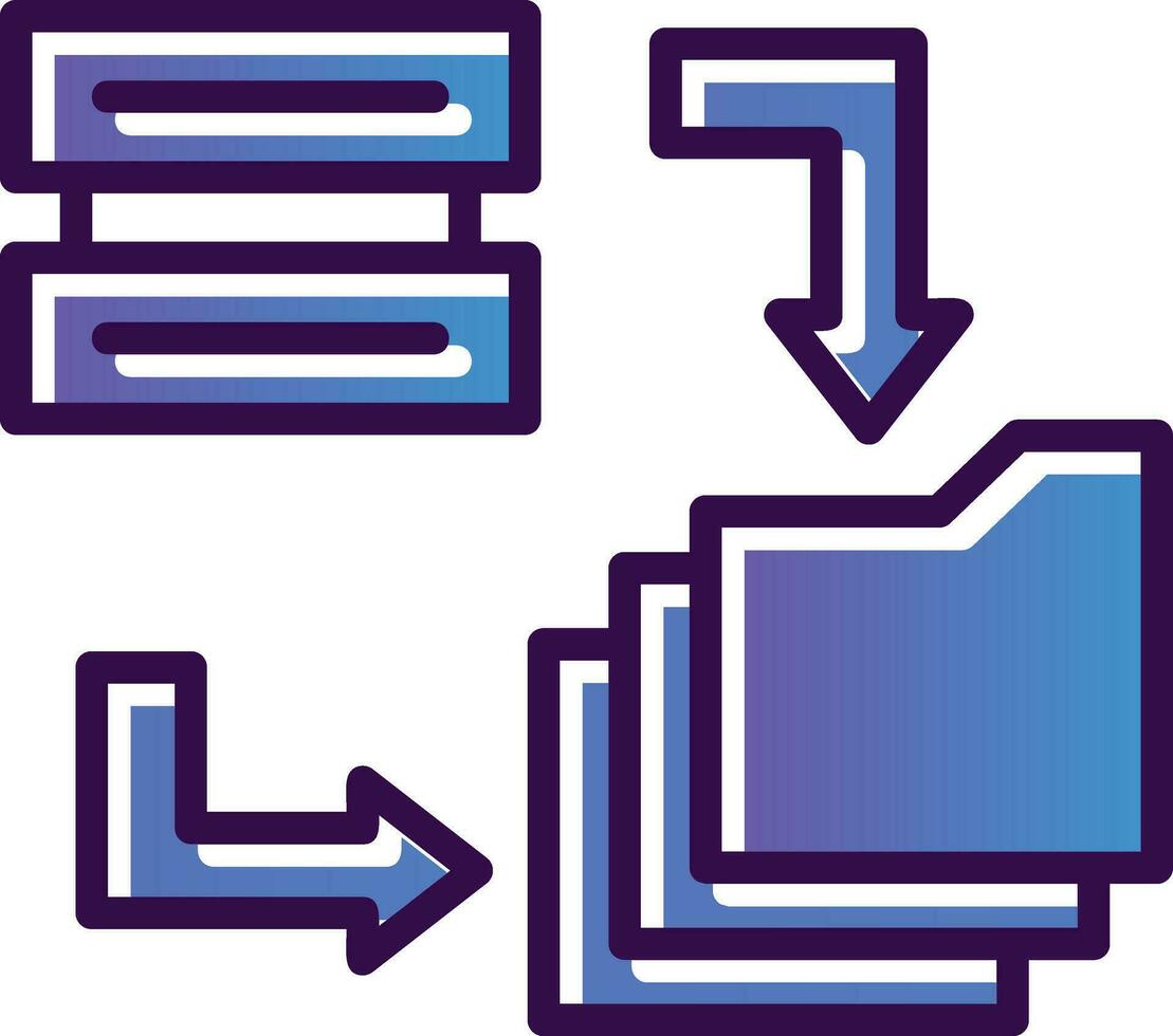 Data Migration Icon Vector Art Icons And Graphics For Free Download