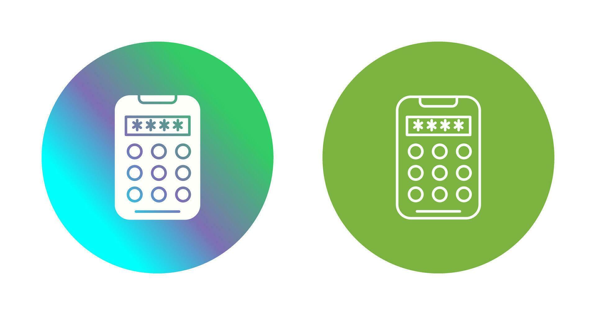 Pin Code Vector Icon 30418038 Vector Art at Vecteezy