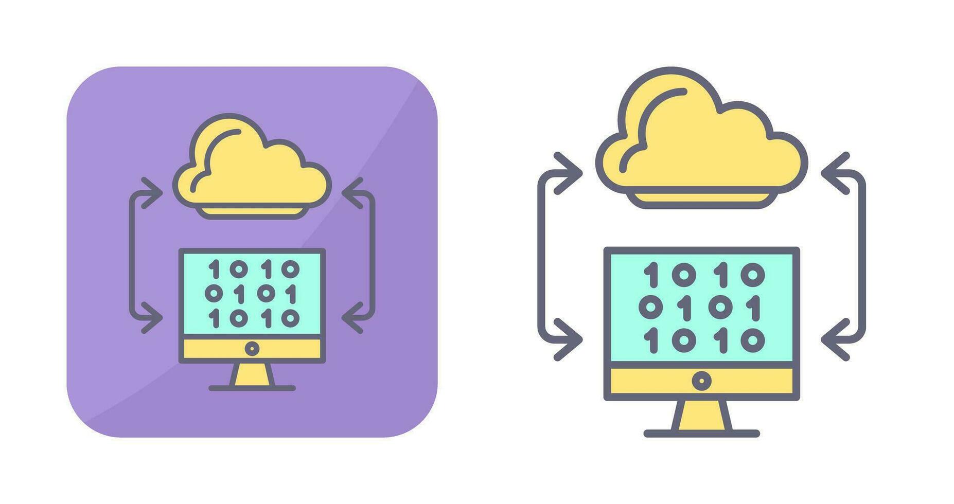 Cloud Coding Vector Icon 30422590 Vector Art at Vecteezy