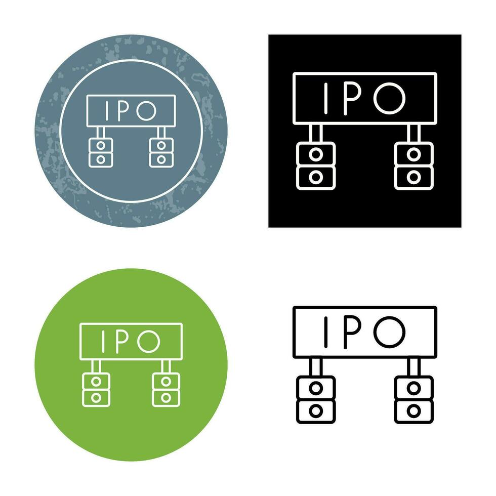 Ipo Vector Icon 30430996 Vector Art at Vecteezy