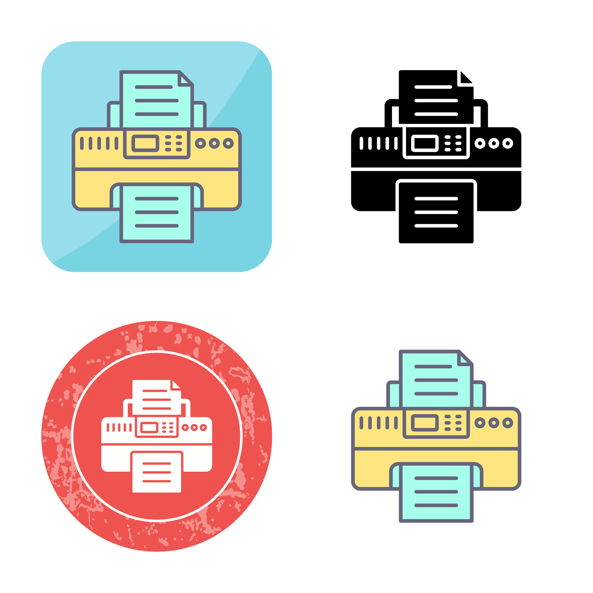 Printer Vector Icon 30442080 Vector Art at Vecteezy