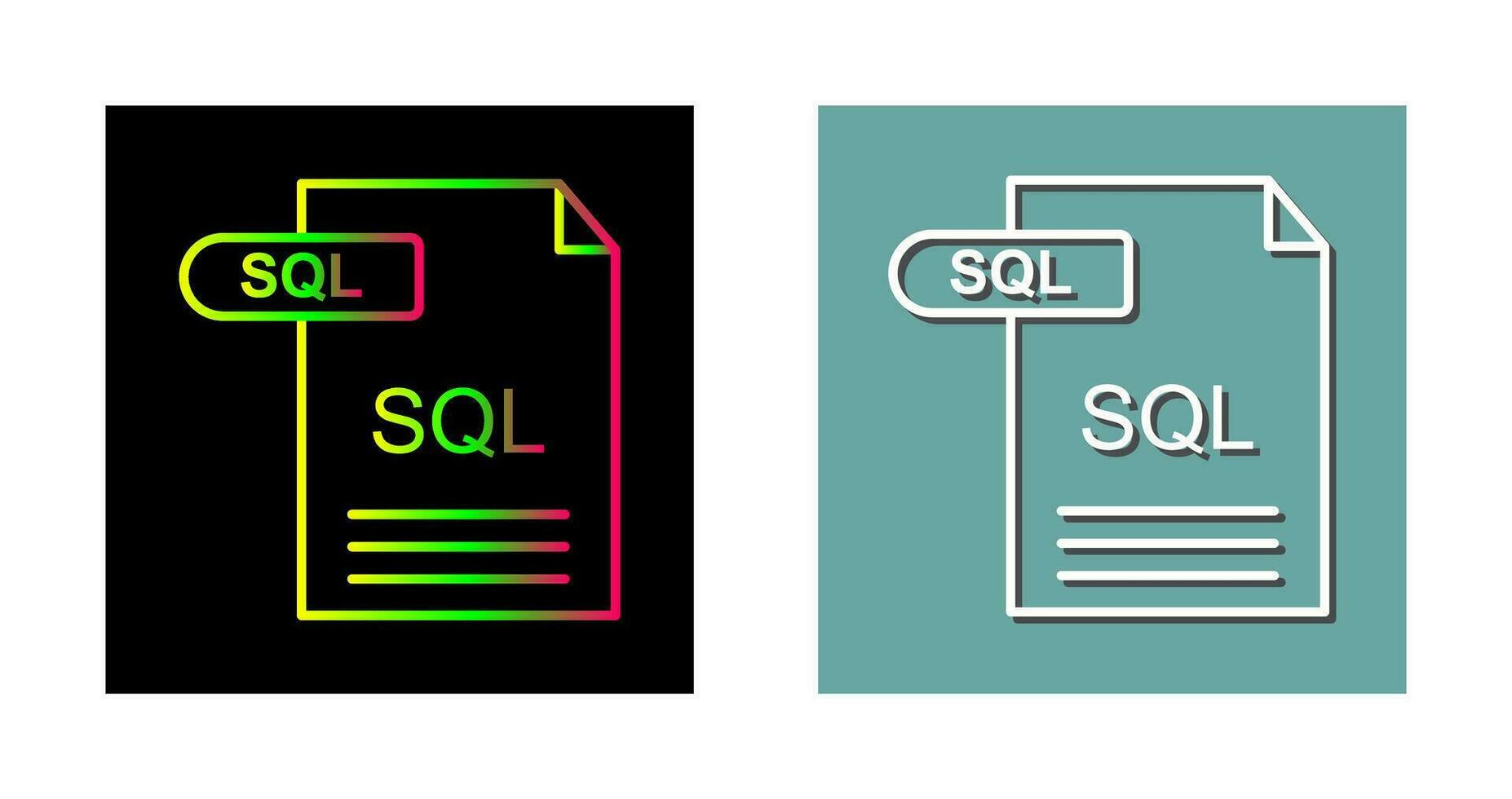 SQL Vector Icon 30450103 Vector Art at Vecteezy