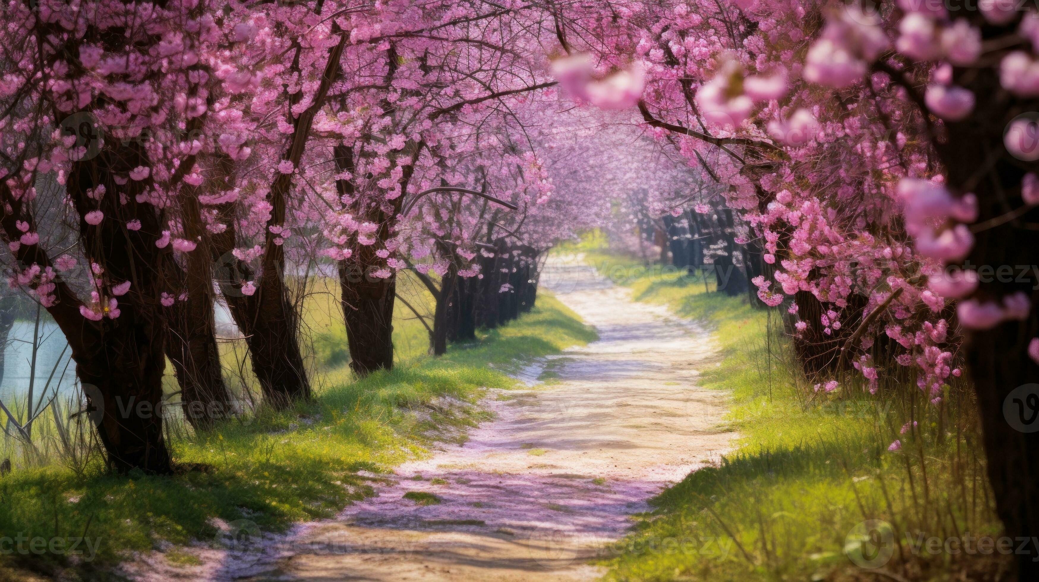 Field of dreams path. Generative AI 30463373 Stock Photo at Vecteezy