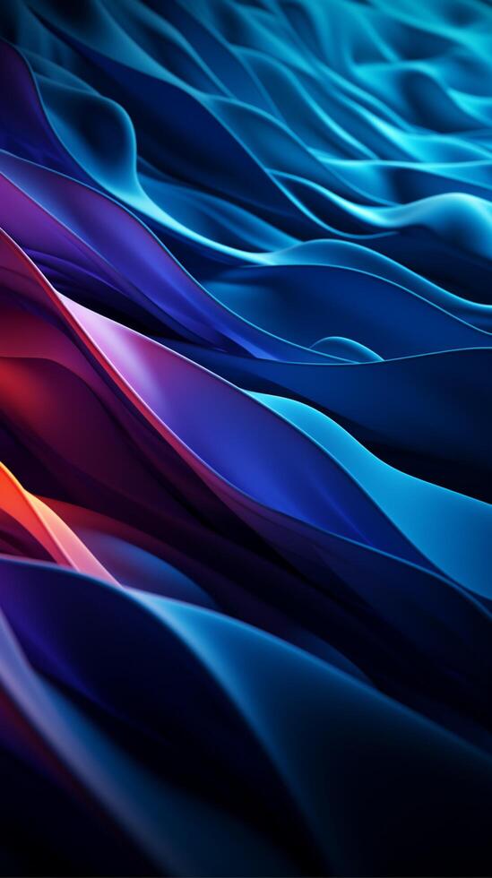 Enduring classic abstract blue screensaver, an artistic refuge with ...