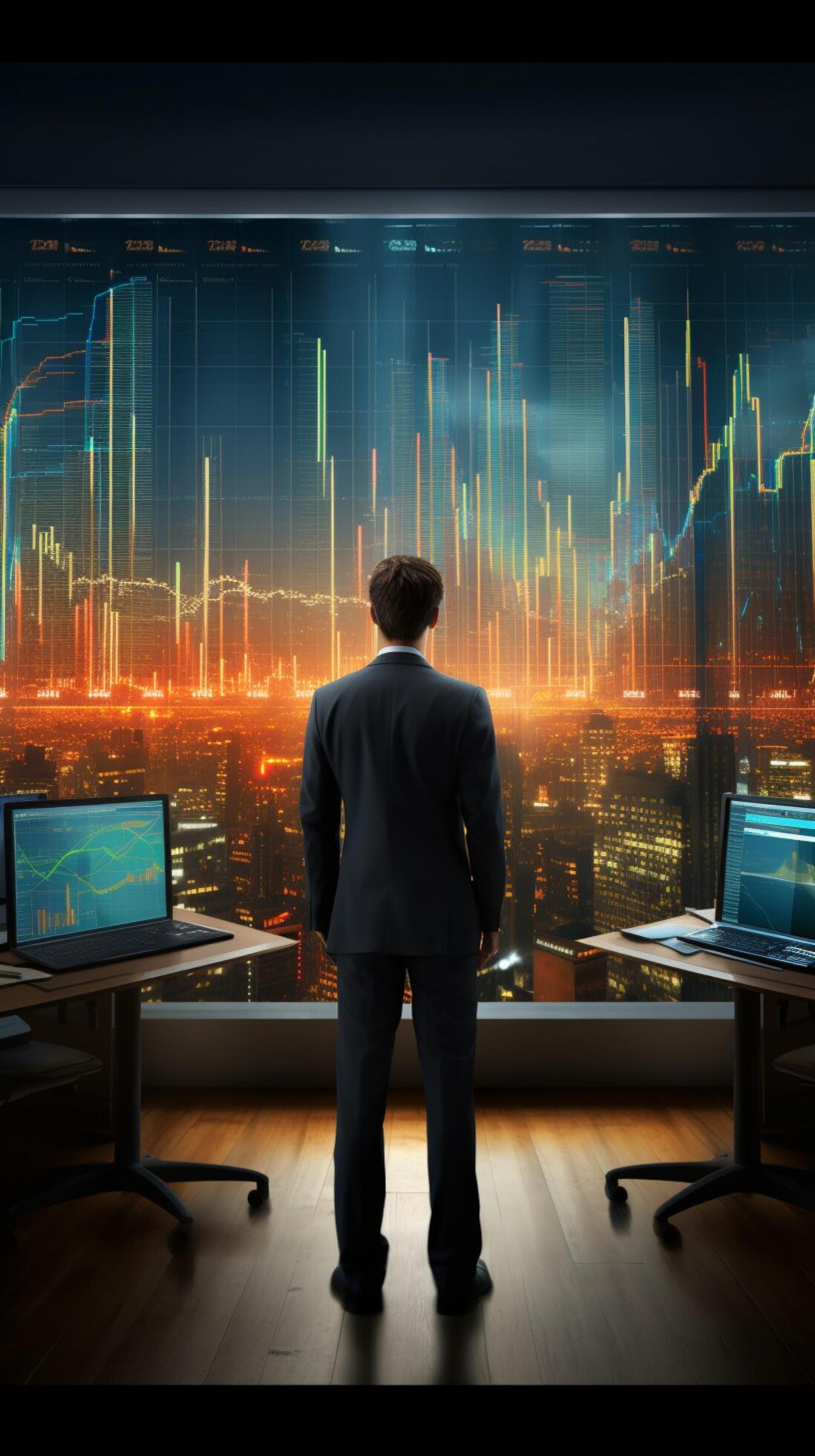 Analyzing Performance Metrics Through Data Visualization The Businessman Gains Insights