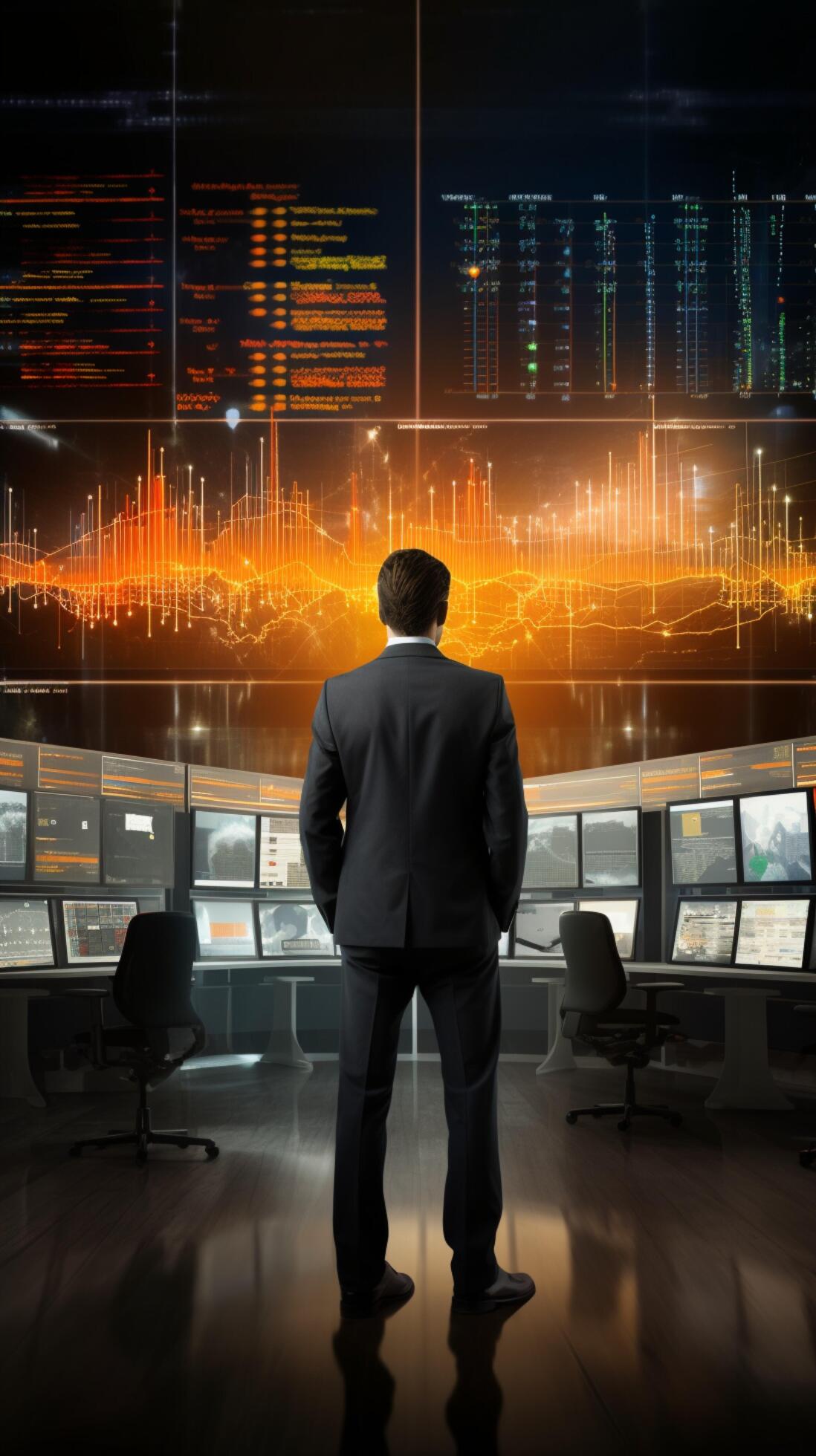 Analyzing Performance Metrics Through Data Visualization The Businessman Gains Insights