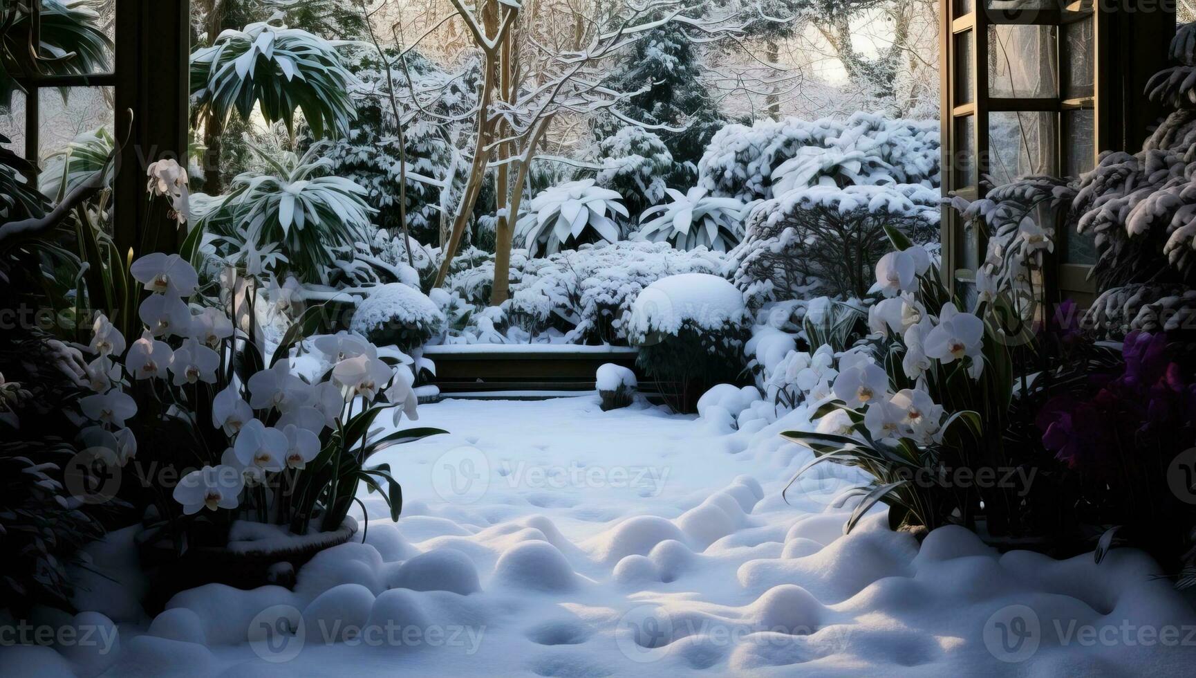 Snow Garden Stock Photos, Images and Backgrounds for Free Download