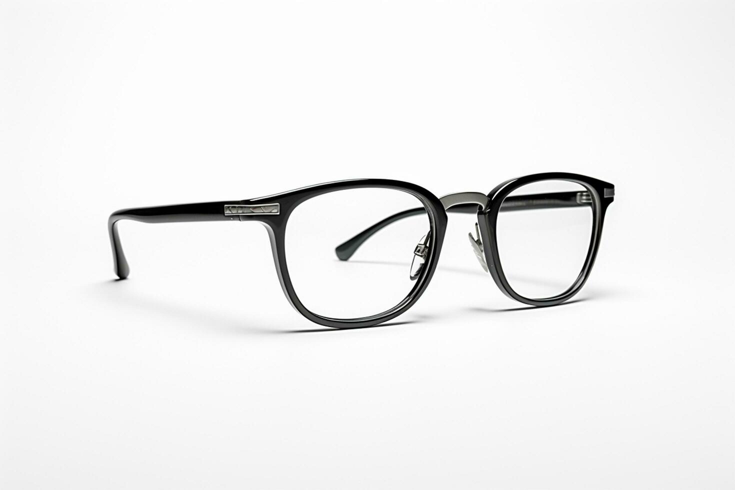 Black Eye Glasses Isolated On White Background Eyeglass Frame Ai Generated 30493273 Stock