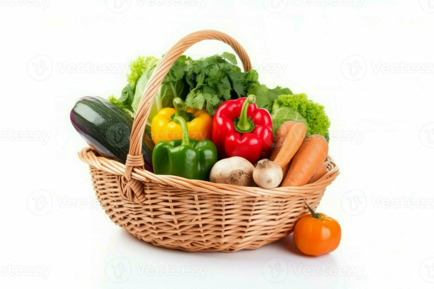 Vegetables basket. Generate Ai 30504551 Stock Photo at Vecteezy