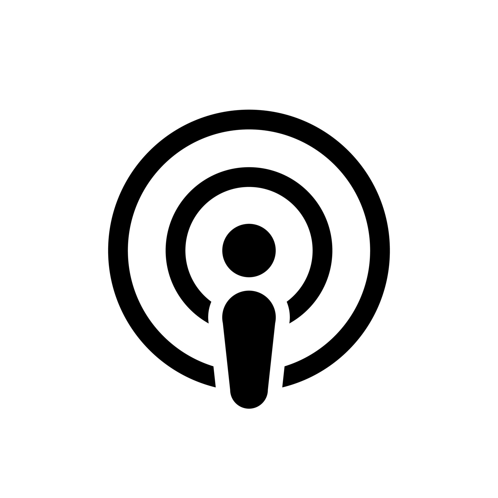 Podcast icon vector isolated on white background. Podcasting sign symbol 30505071 Vector Art at ...