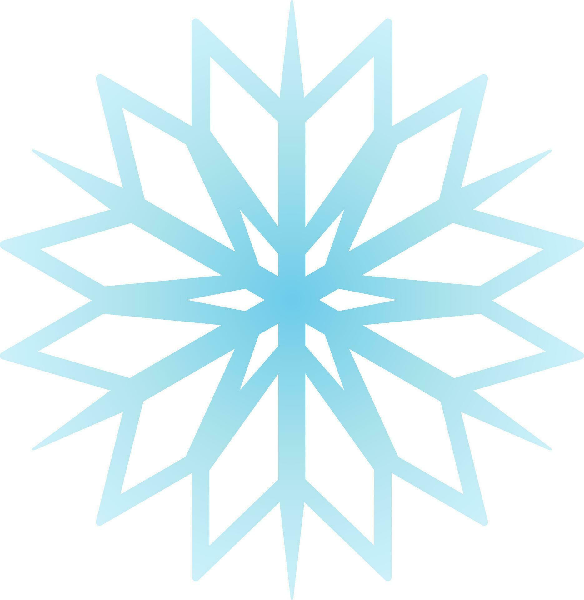 Snowflake icon vector for winter event. Simple snowflake vector in cold season. Snowflake design ...