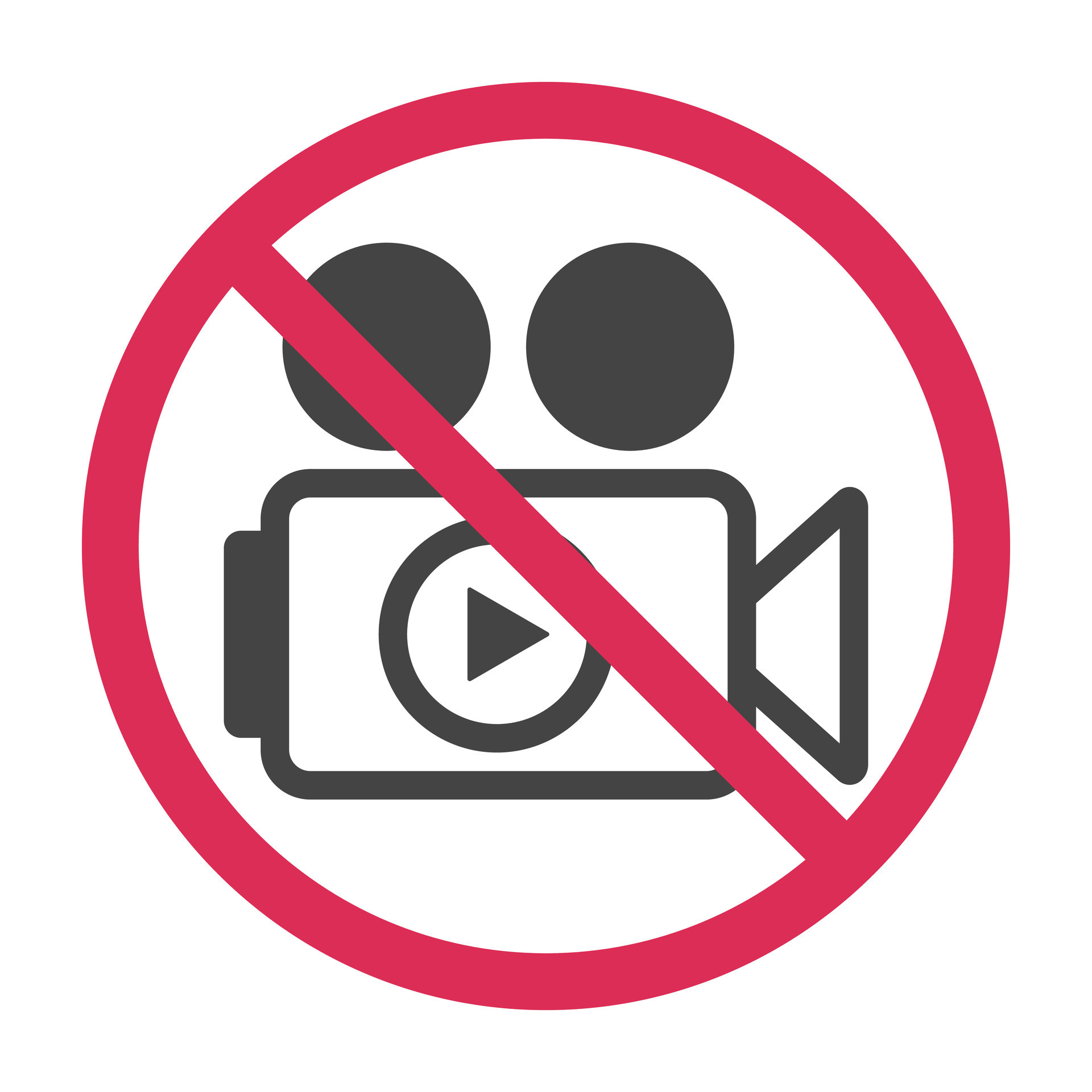 No permission in using camera signboard. Vector poster. 30509624 Vector Art at Vecteezy
