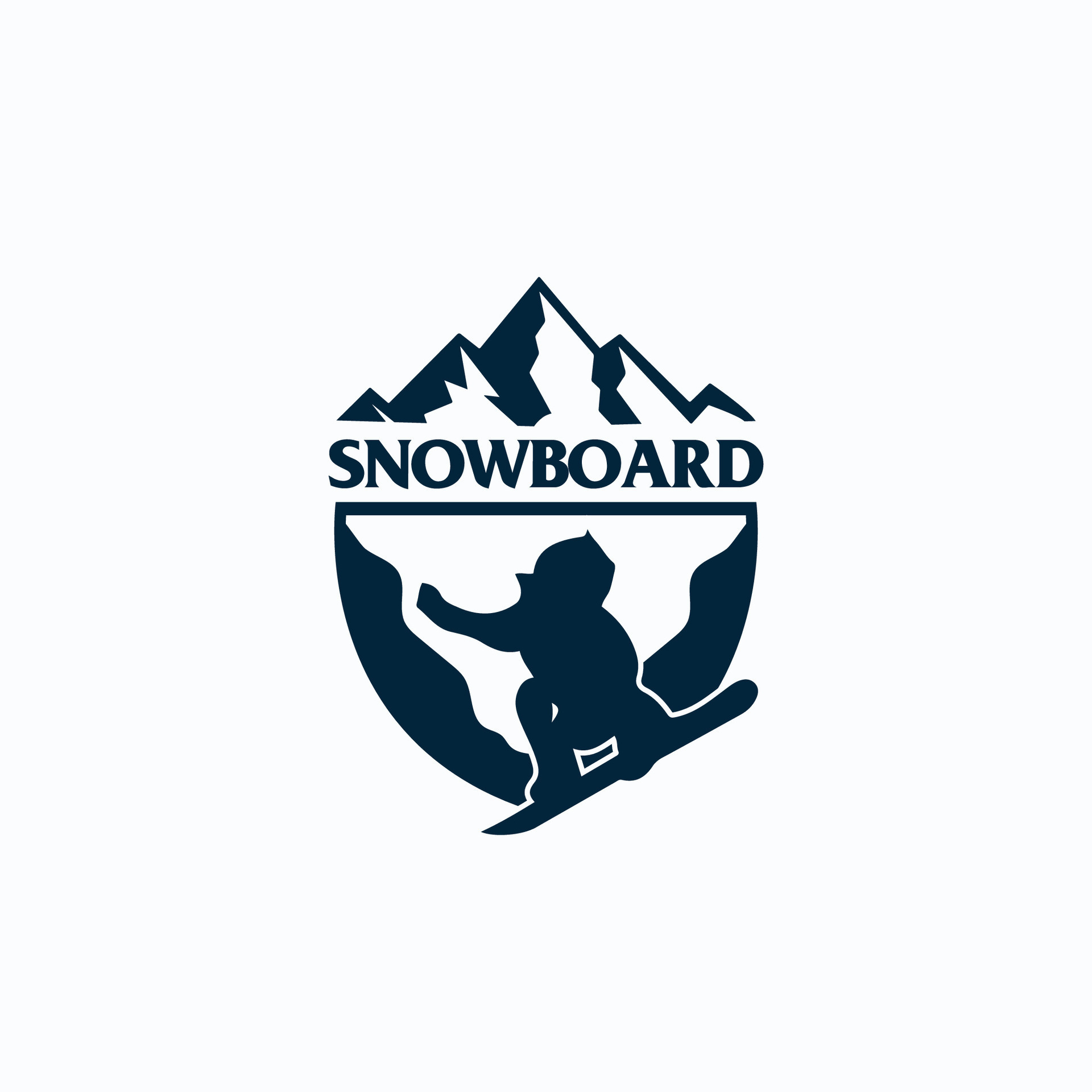 snowboard logo vector 30520131 Vector Art at Vecteezy