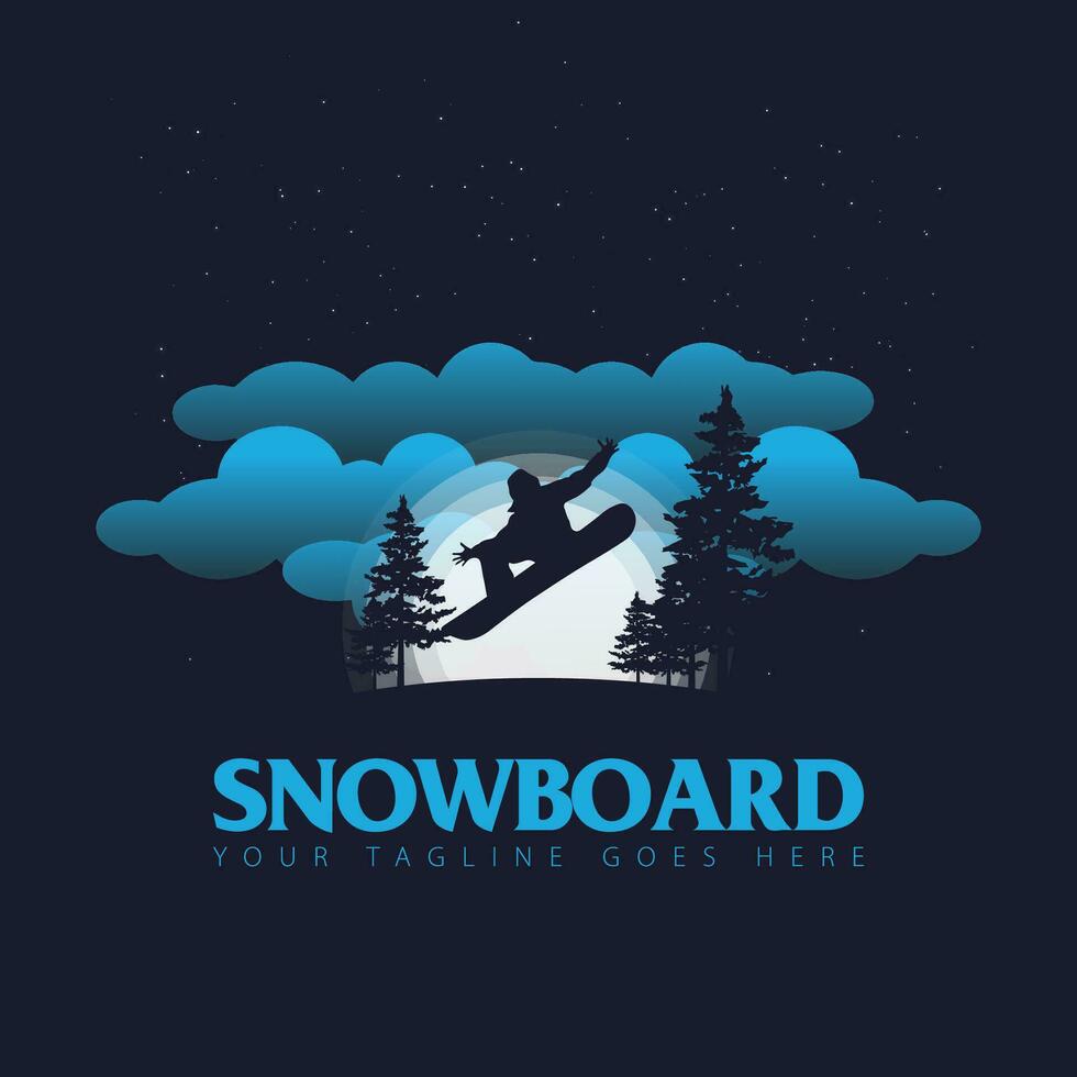 snowboard logo vector 30521522 Vector Art at Vecteezy