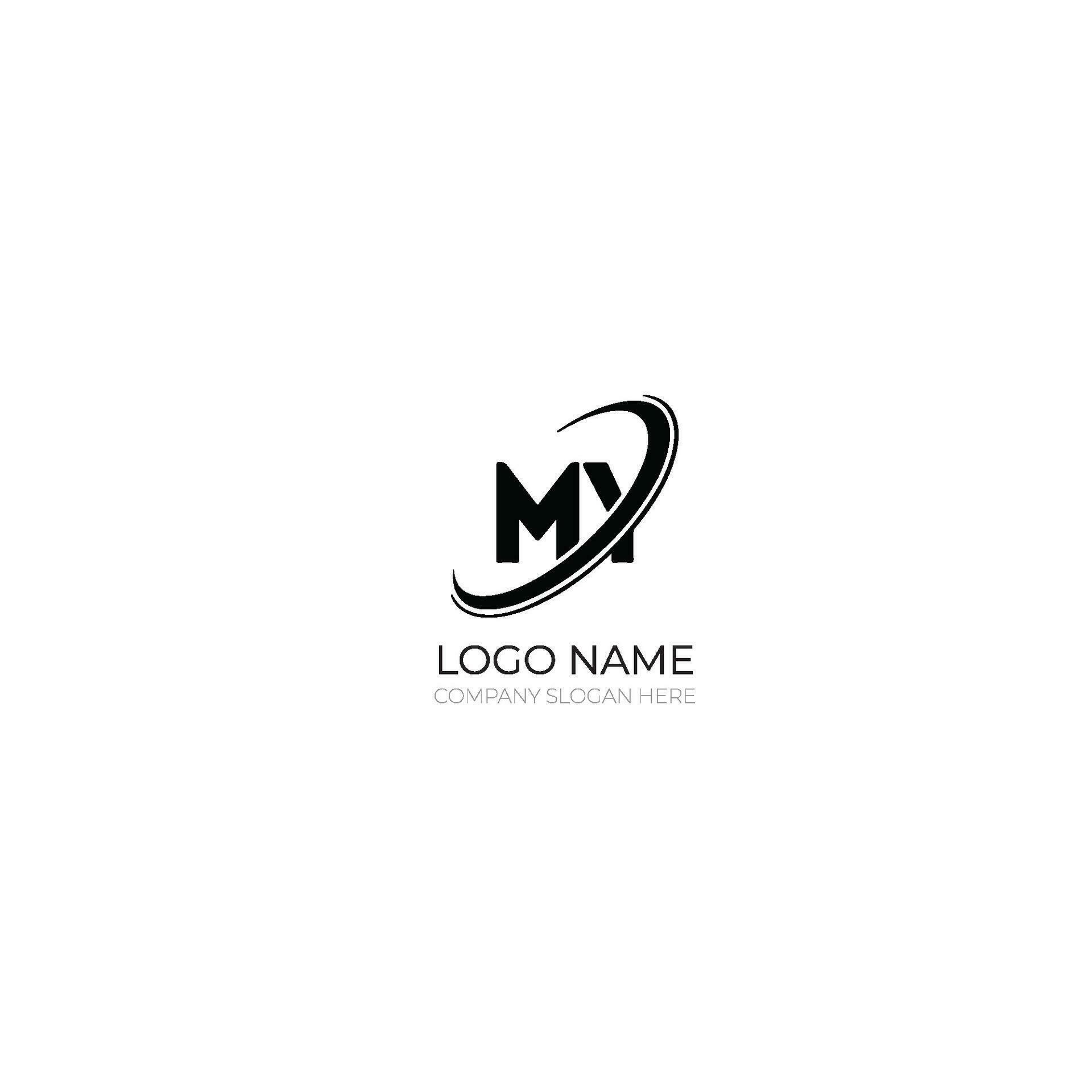 Initial MY letter Logo Design vector Template. Abstract Letter MY logo Design 30521595 Vector ...