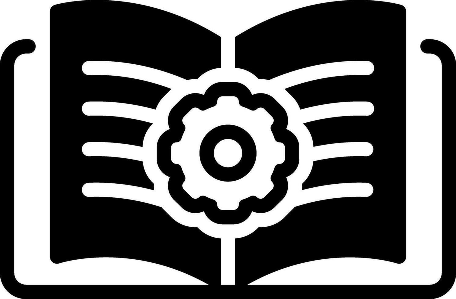 solid icon for manually 30523912 Vector Art at Vecteezy