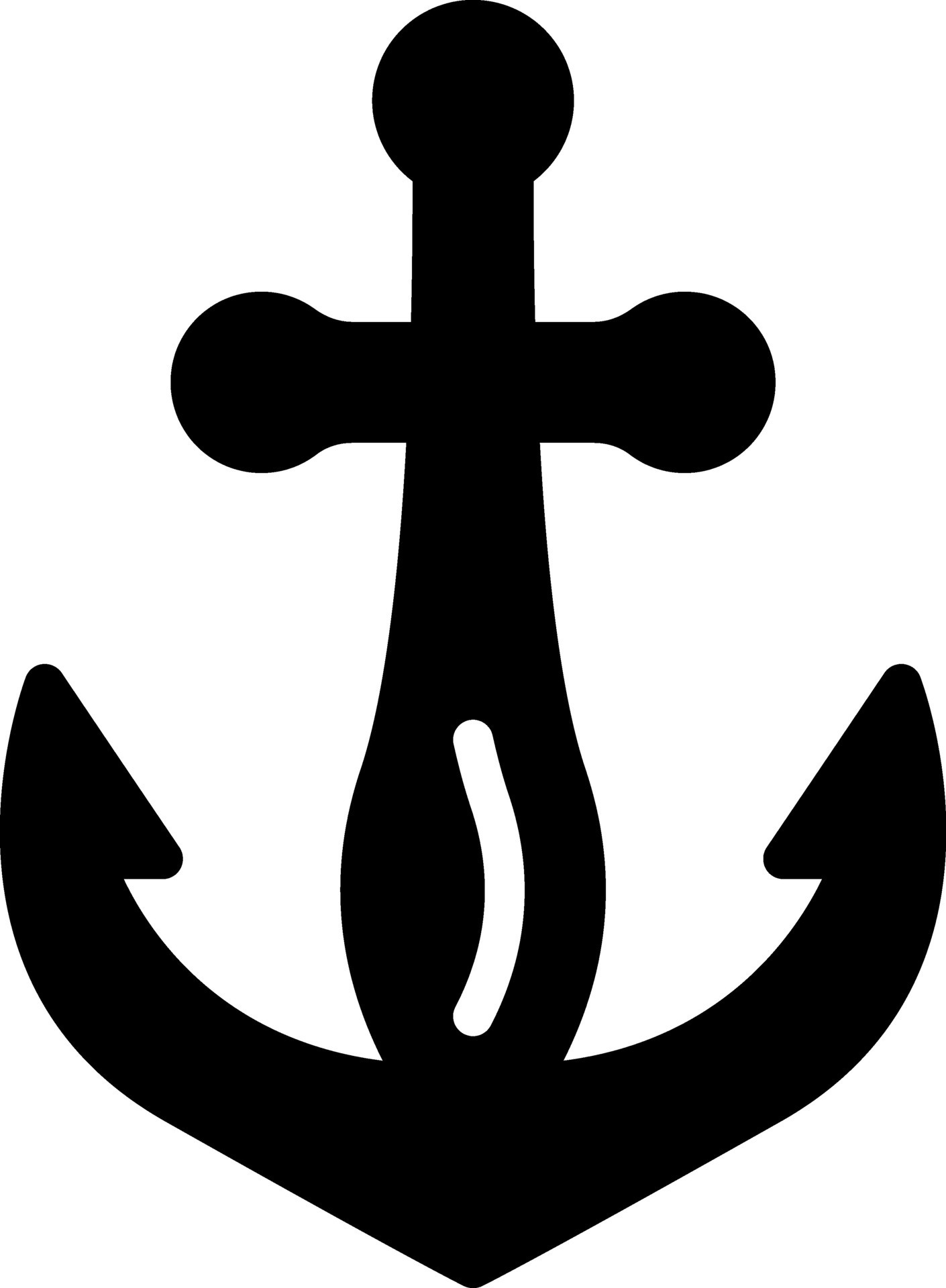 solid icon for anchor 30524034 Vector Art at Vecteezy
