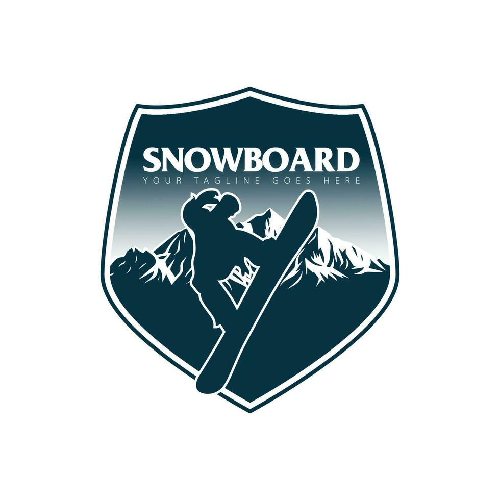 snowboard logo vector 30524292 Vector Art at Vecteezy