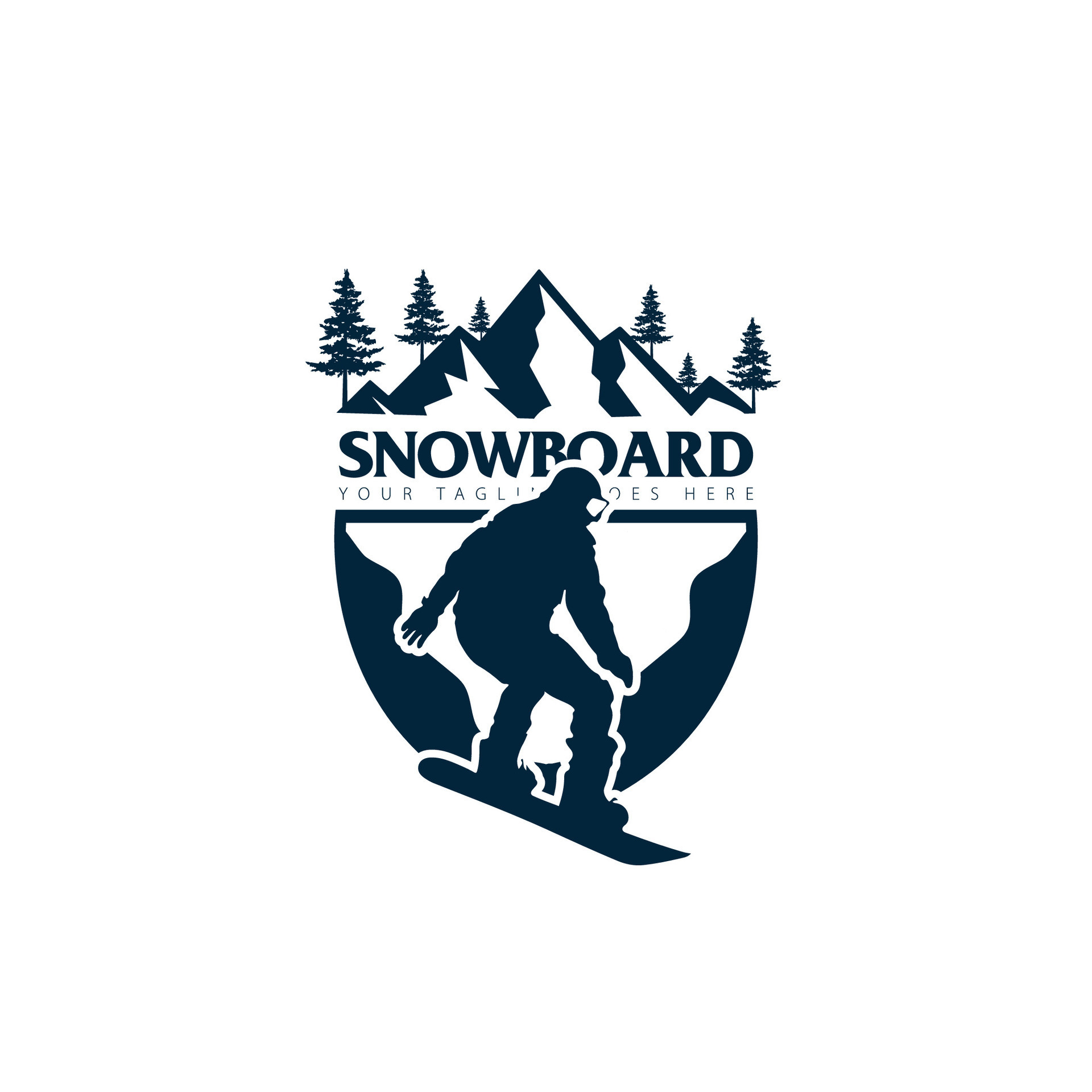 snowboard logo vector 30524294 Vector Art at Vecteezy