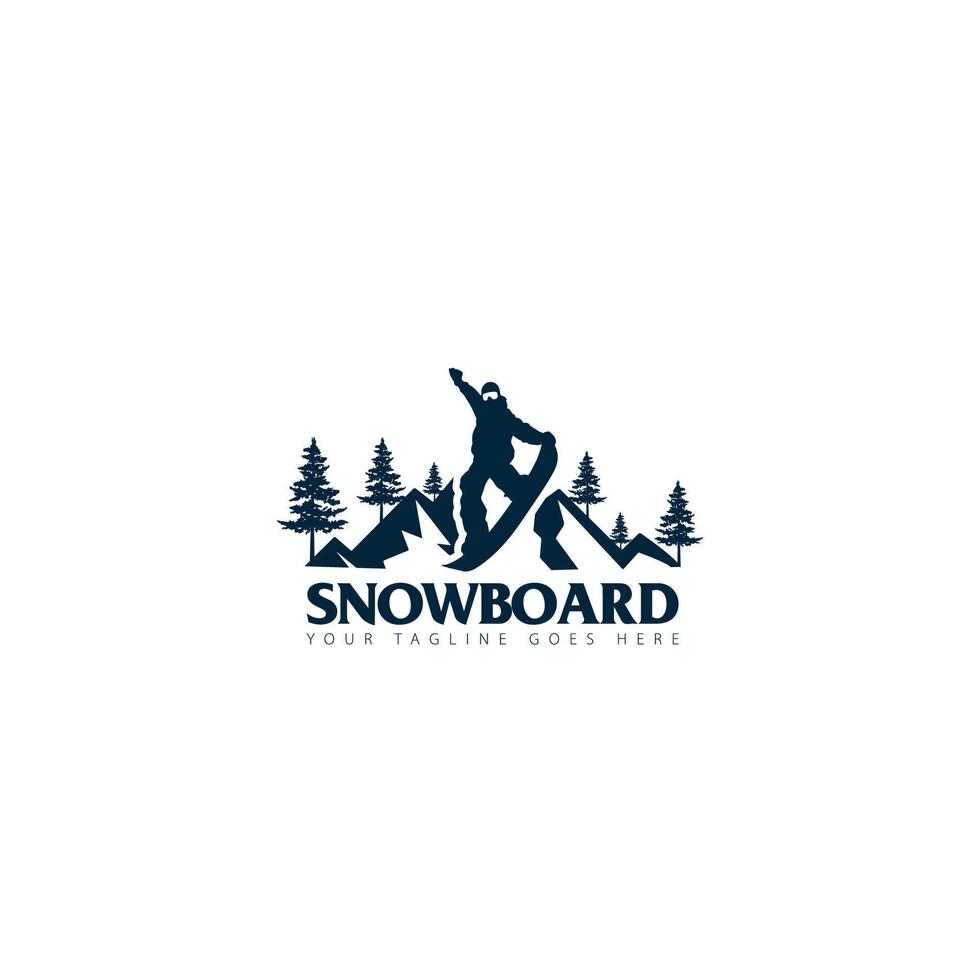 snowboard logo vector 30524302 Vector Art at Vecteezy