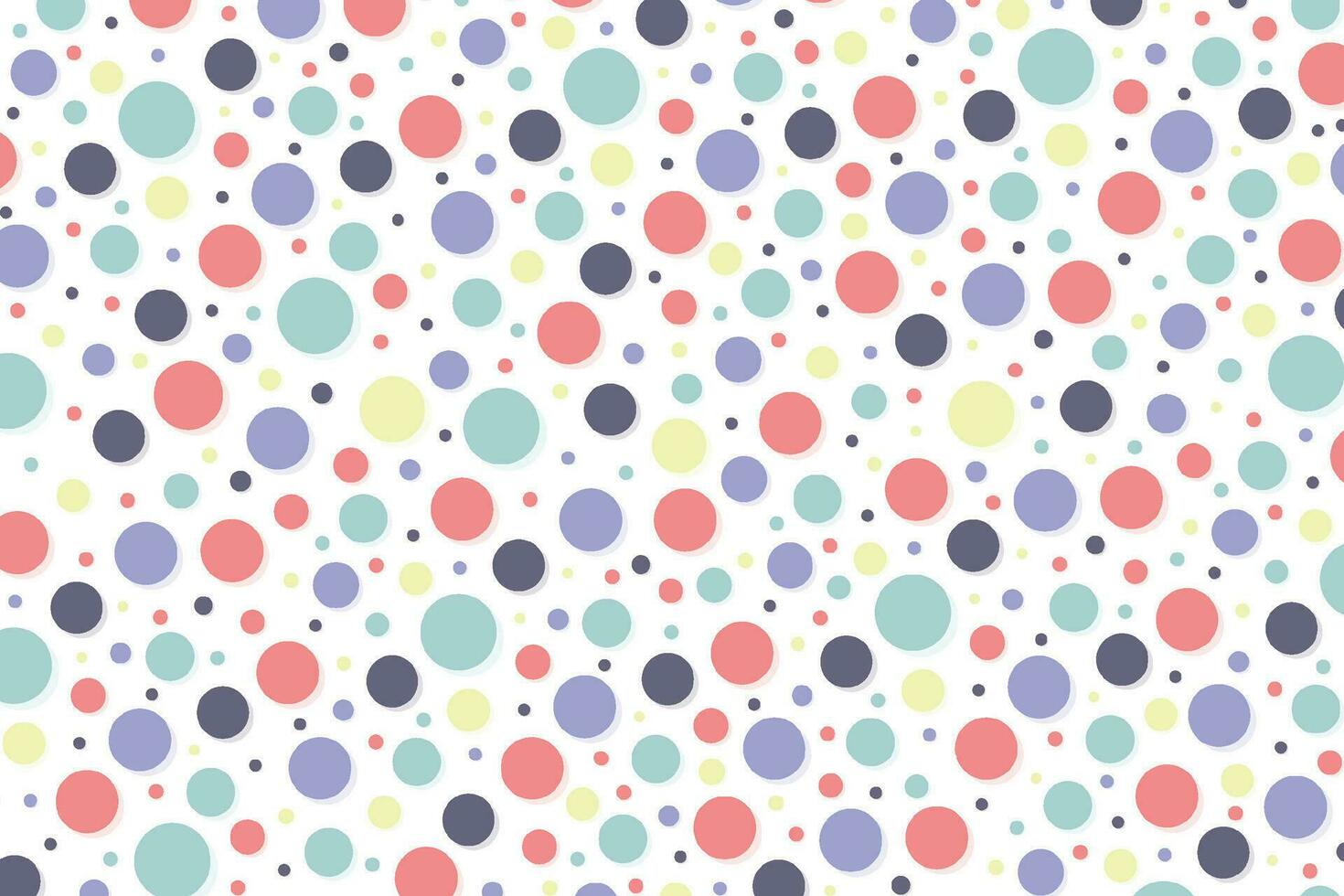 Abstract colorful random circles pattern design on white background ...