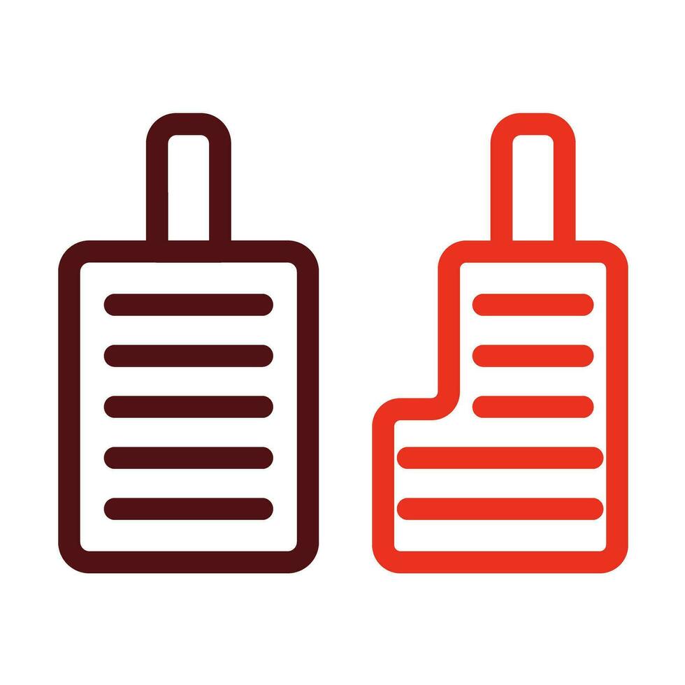 Car Pedals Vector Thick Line Two Color Icons For Personal And ...