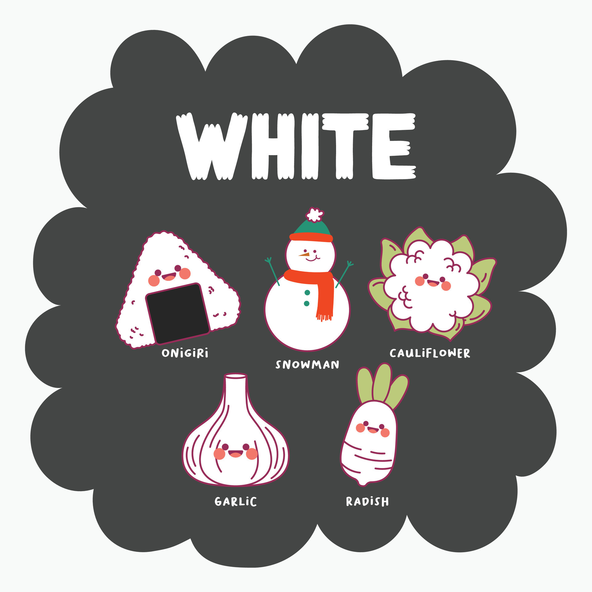 flat design vector color white object illustration collection set ...