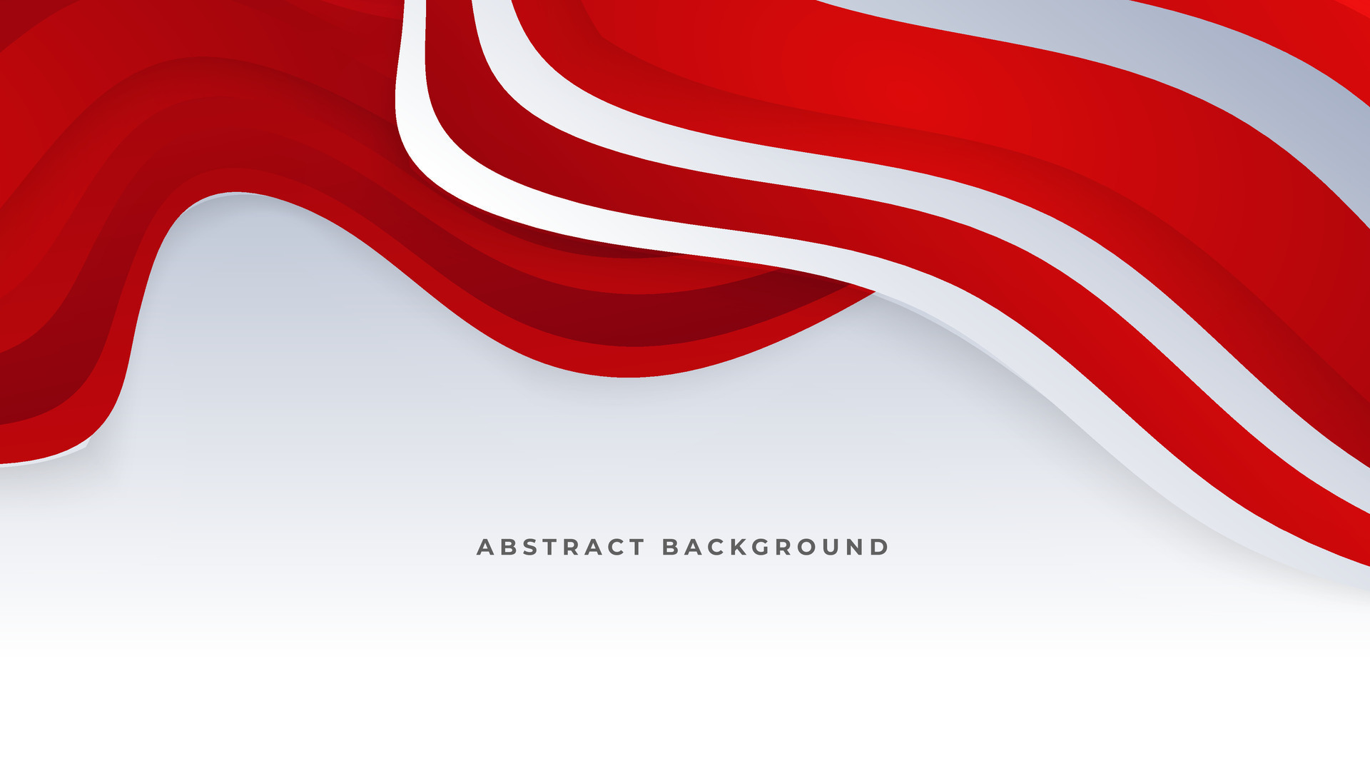 Modern Abstract Geometric Red White Background With Shadow Suit For Business Corporate Banner