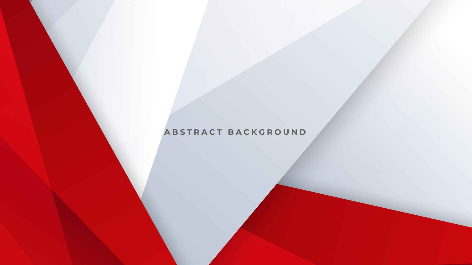 Modern Abstract Geometric Red White Background With Shadow Suit For Business Corporate Banner