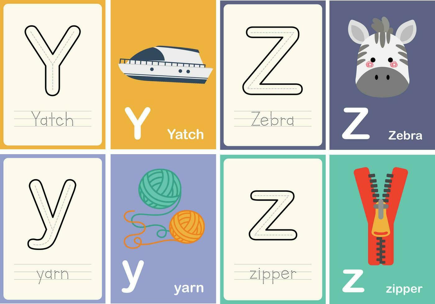Printable Alphabet Flash Cards Alphabet Uppercase And Lowercase Flash