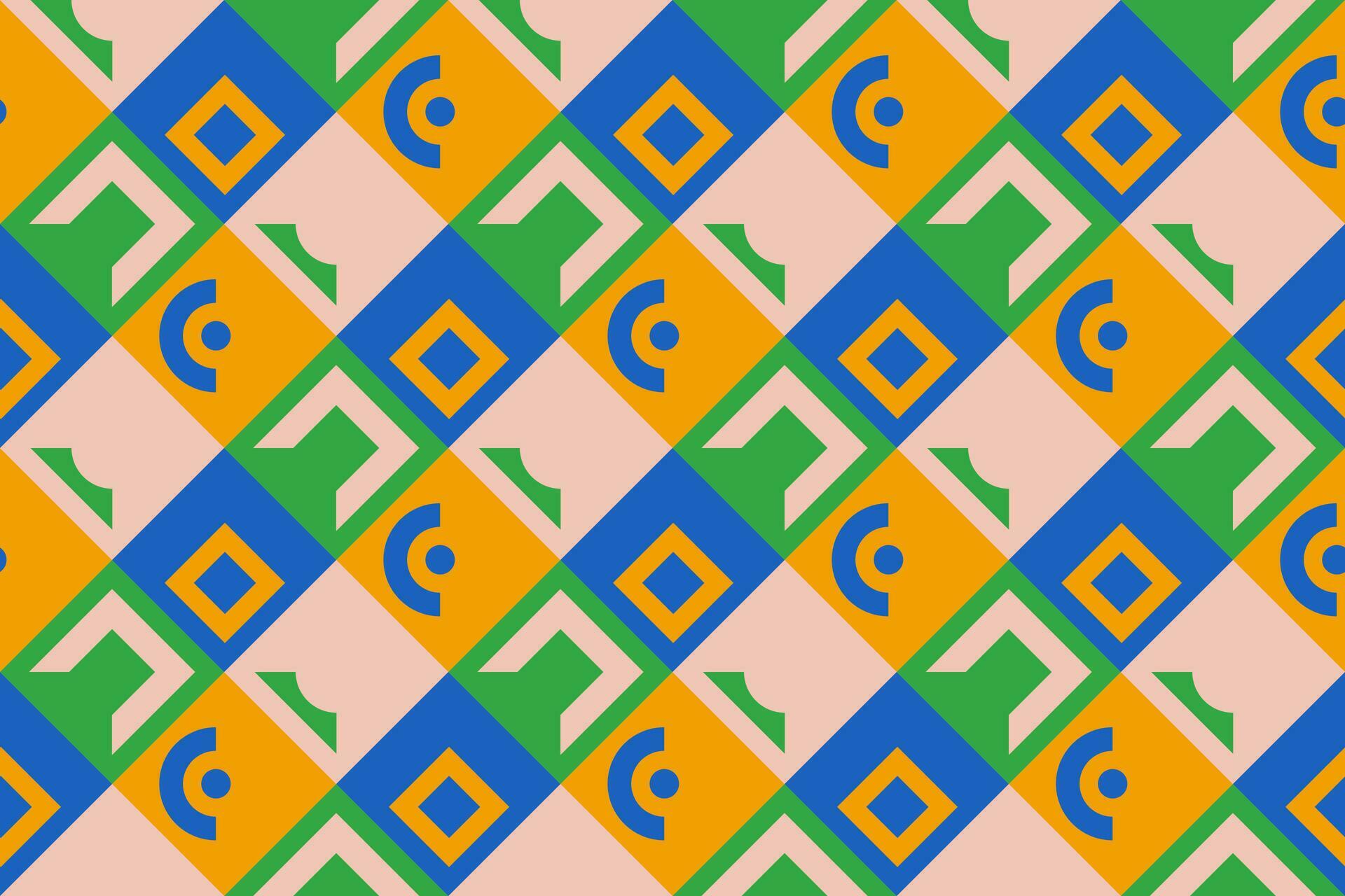 Geometric Seamless Pattern Abstract Geometric Hexagonal Graphic Design Print Cubes Pattern