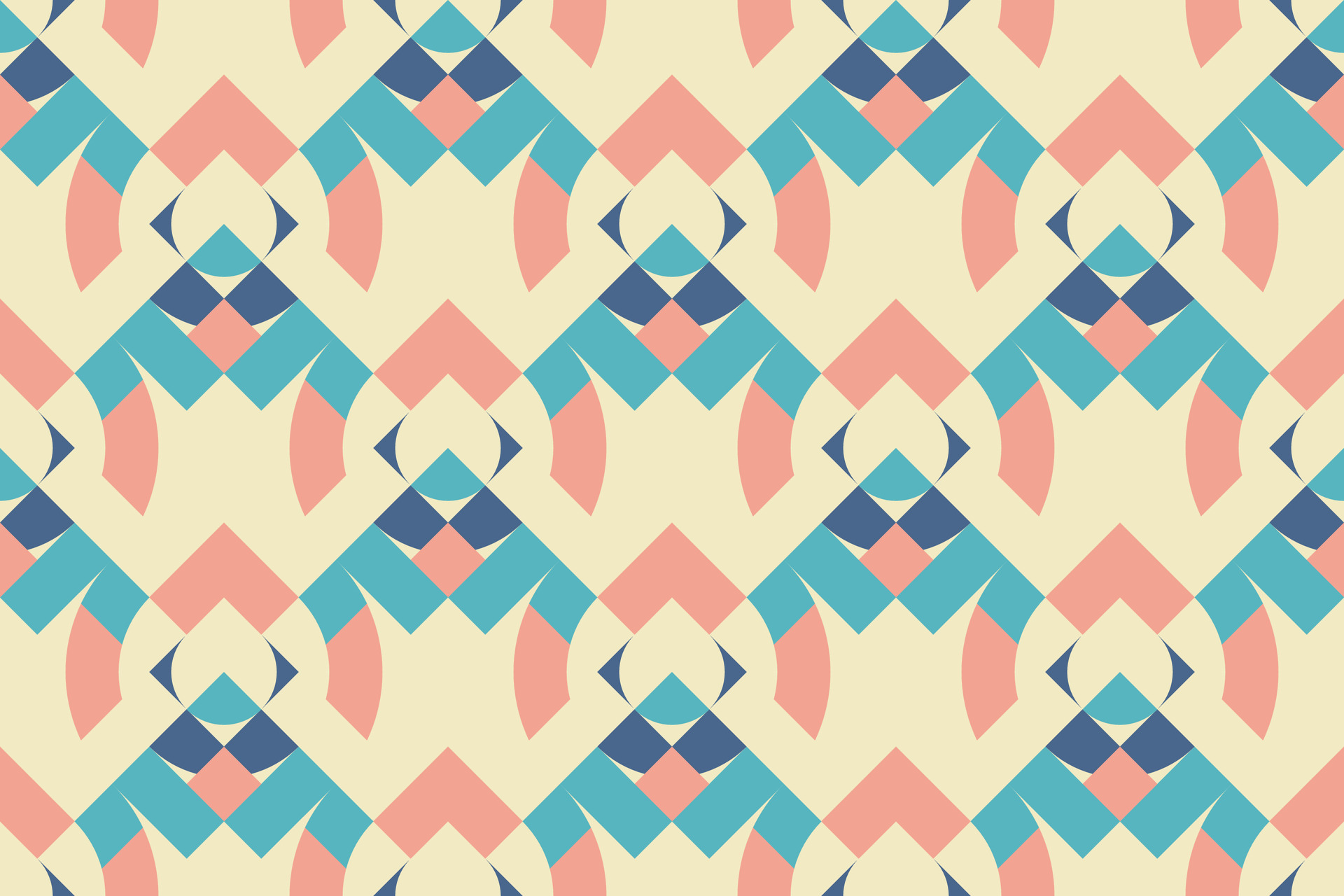 Geometric seamless smooth color pattern. Simple vector graphic ...
