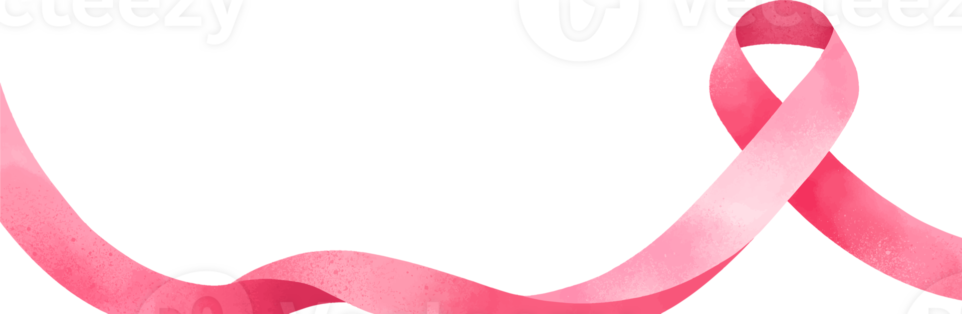 Pink Breast Cancer Ribbon Symbol Border Design Png File No Background