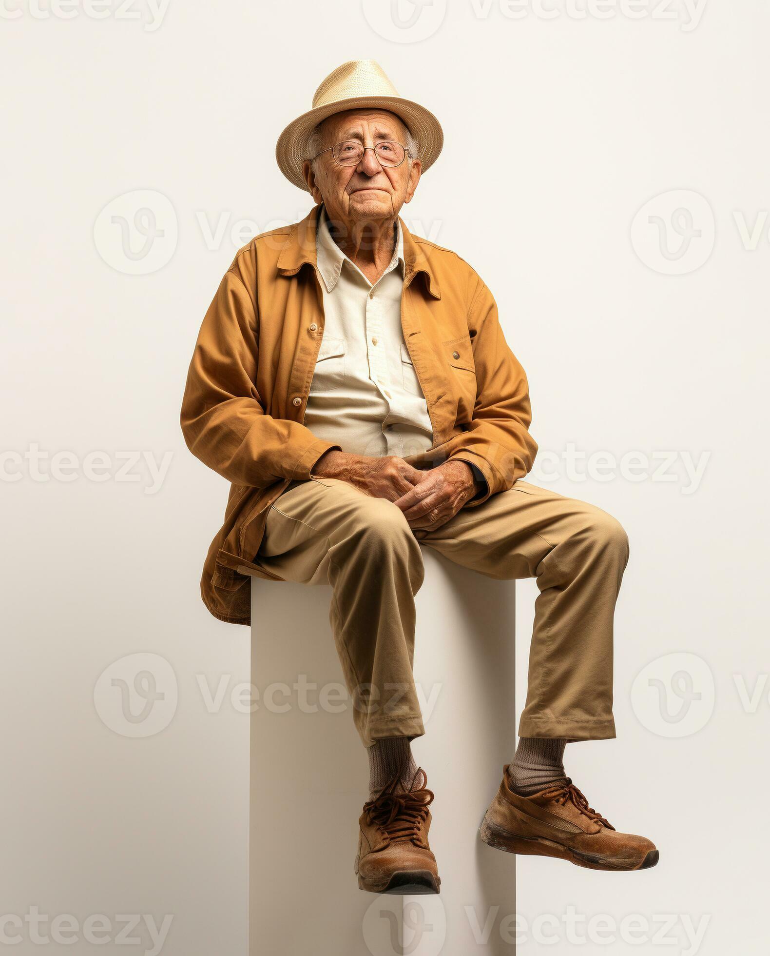 Ai Generated Old man photo 30548375 Stock Photo at Vecteezy