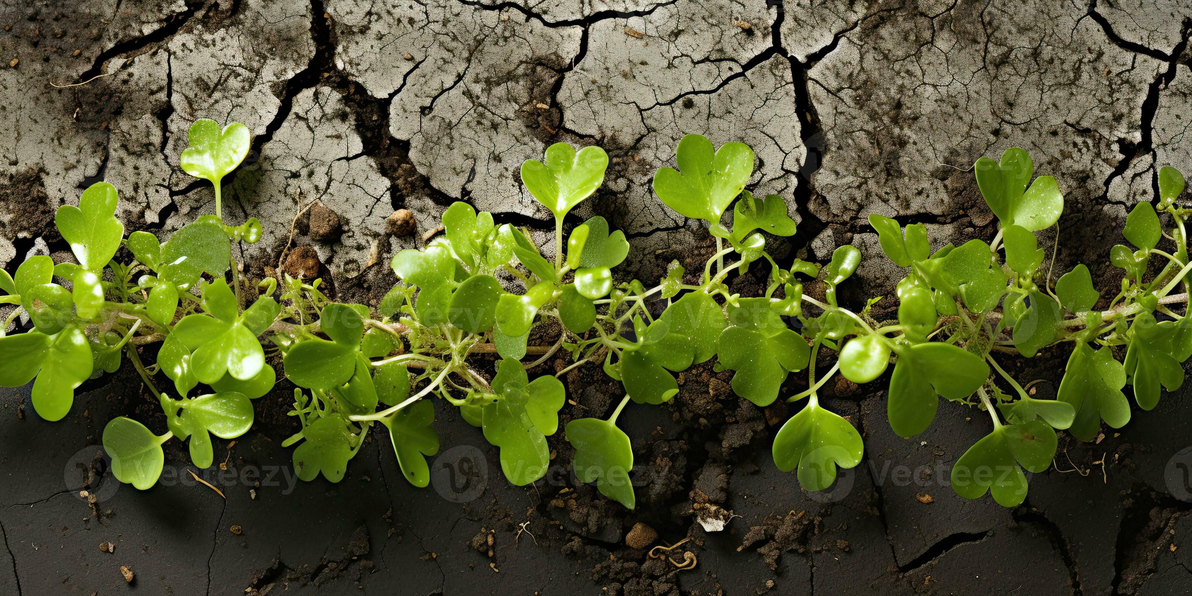 joven planta creciente en el suelo. concepto de nuevo vida y ...